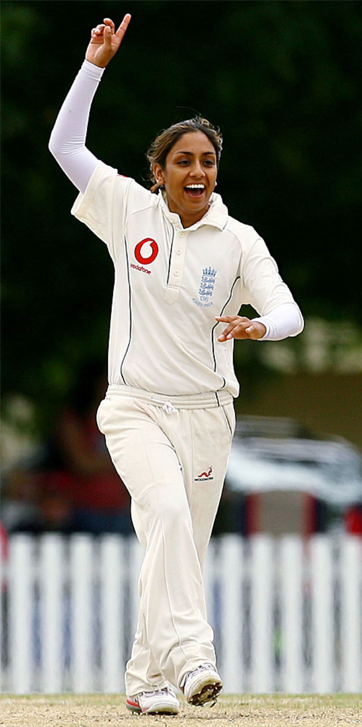 Emma Sampson was in the wickets on her Test debut | ESPNcricinfo.com