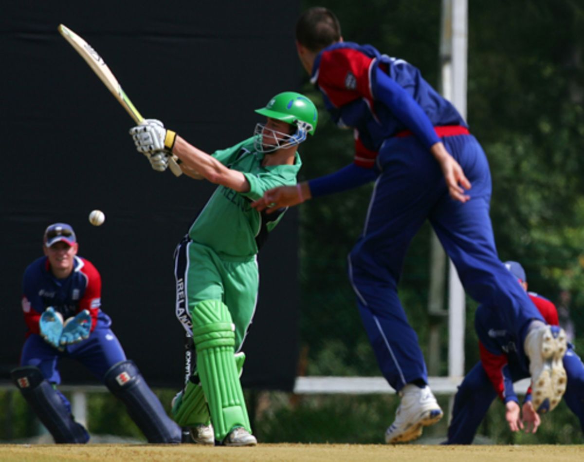 Christopher Dougherty flicks the ball during his 34 | ESPNcricinfo.com