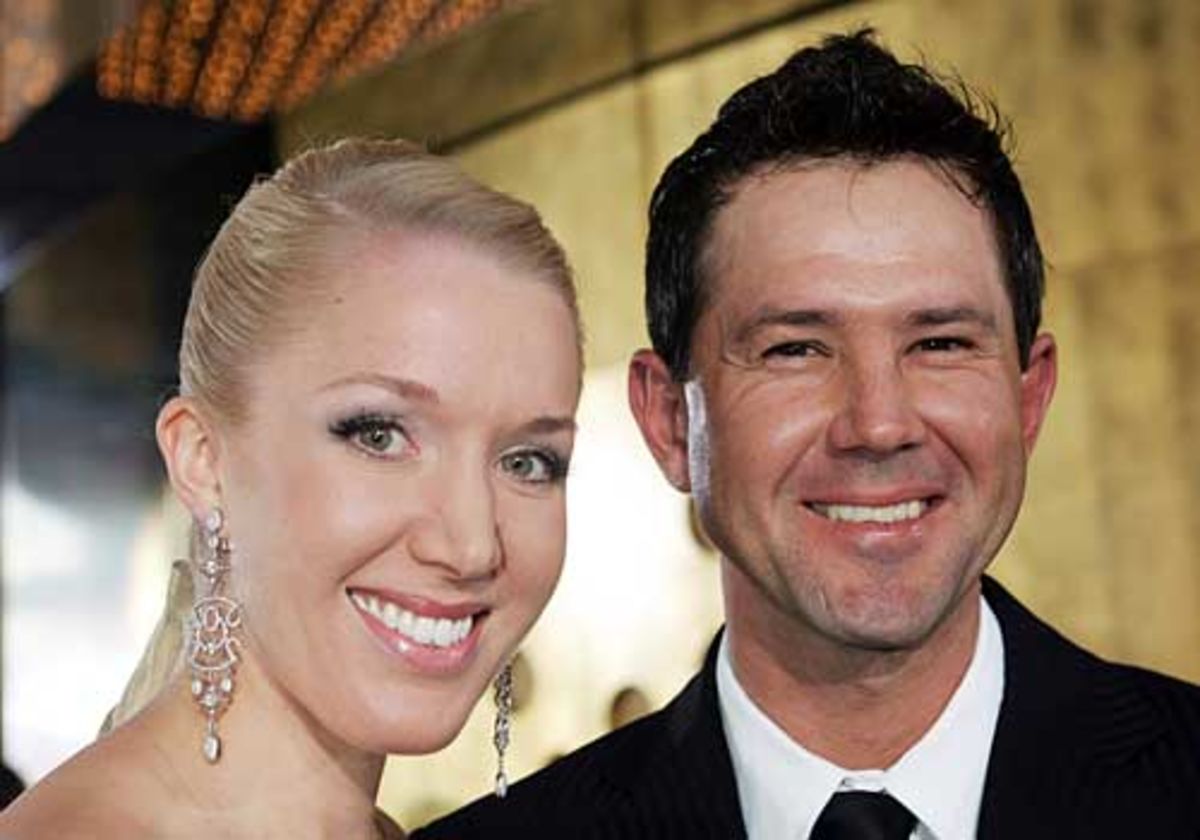 Ricky and Rianna Ponting at the Allan Border Medal | ESPNcricinfo.com