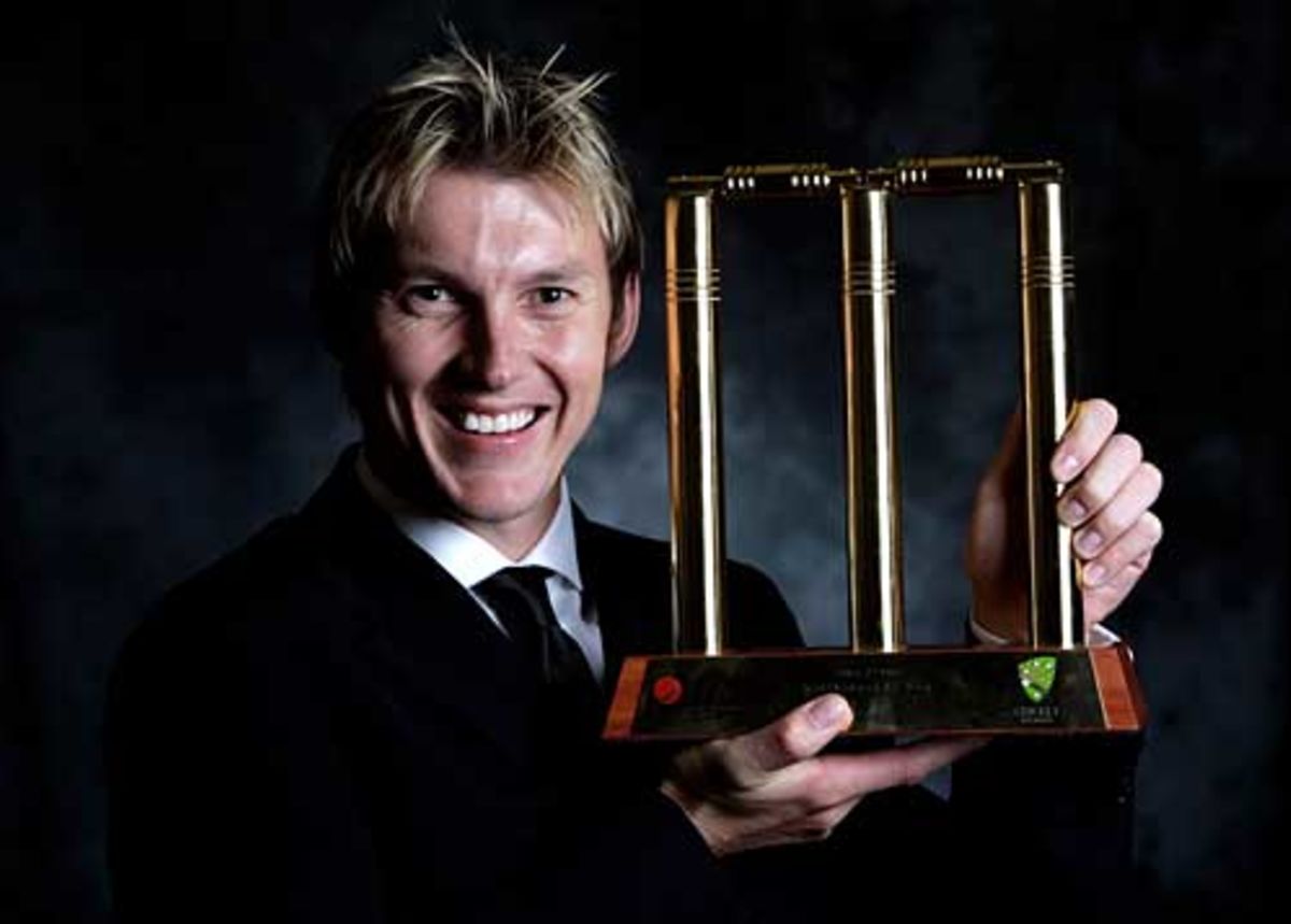 Brett Lee was rewarded for his outstanding form with the Test Player of ...
