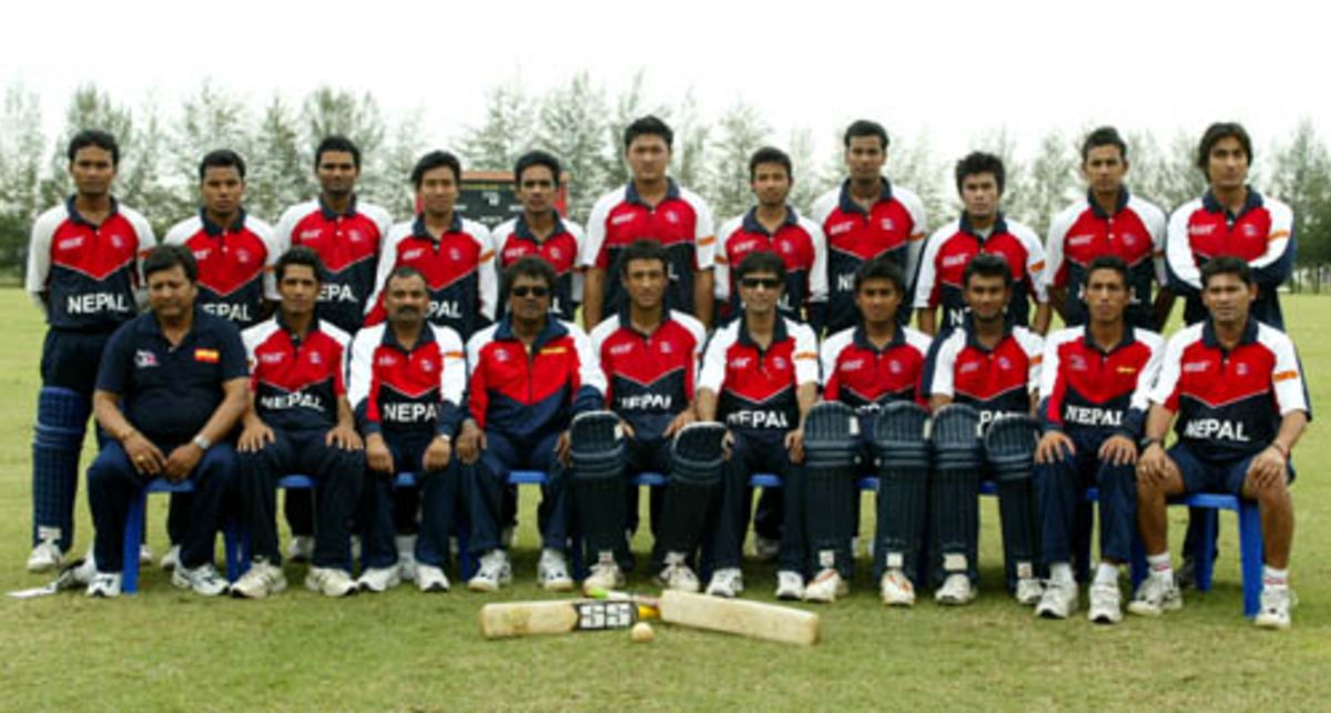 The Nepal team pose for a photo ahead of the match | ESPNcricinfo.com