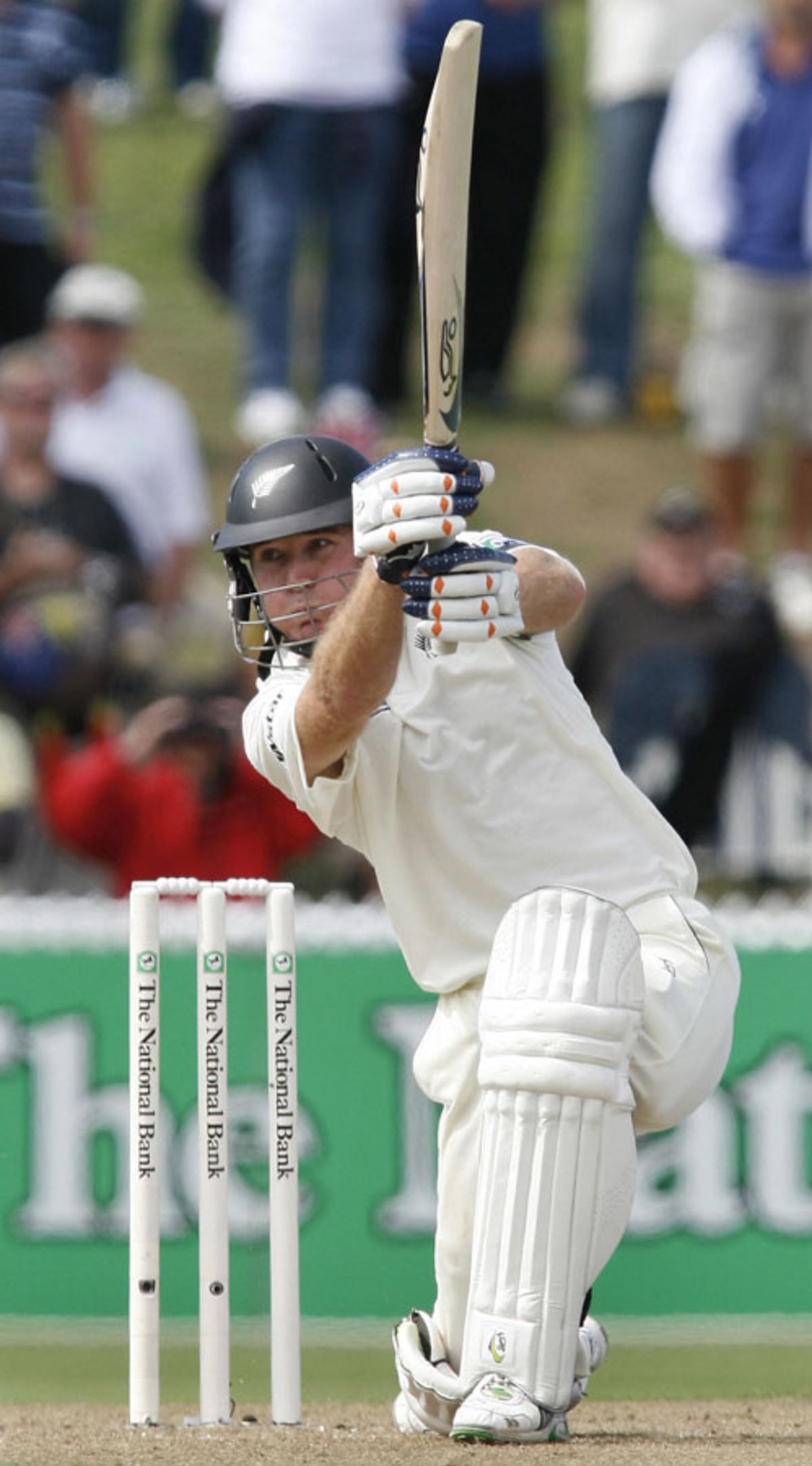 Jamie How drives during his fine 92 | ESPNcricinfo.com