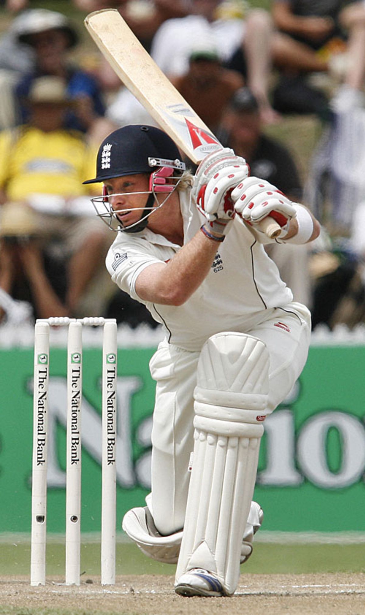 Ian Bell leans into a drive, head over the ball | ESPNcricinfo.com