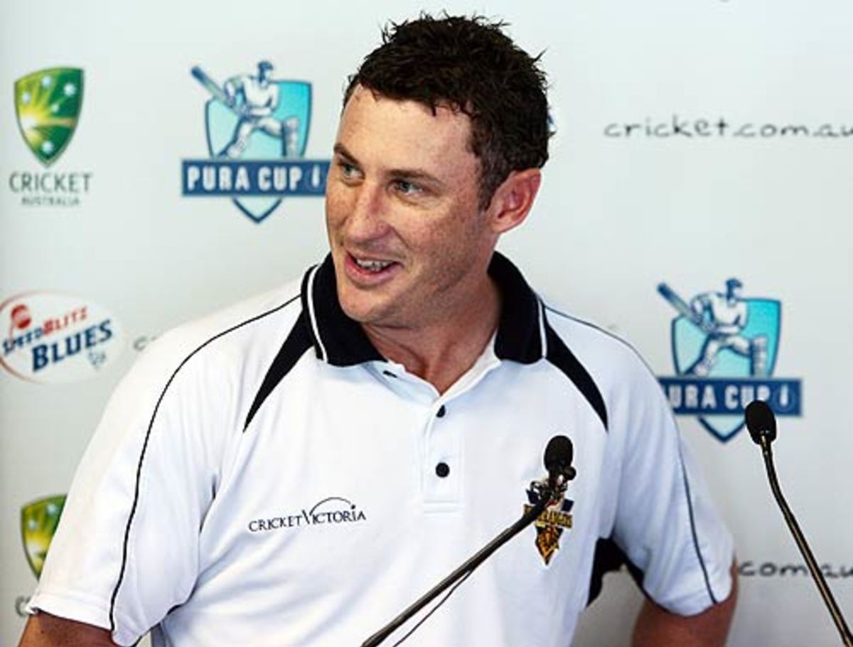 David Hussey after being named Twenty20 Player of the Year ...