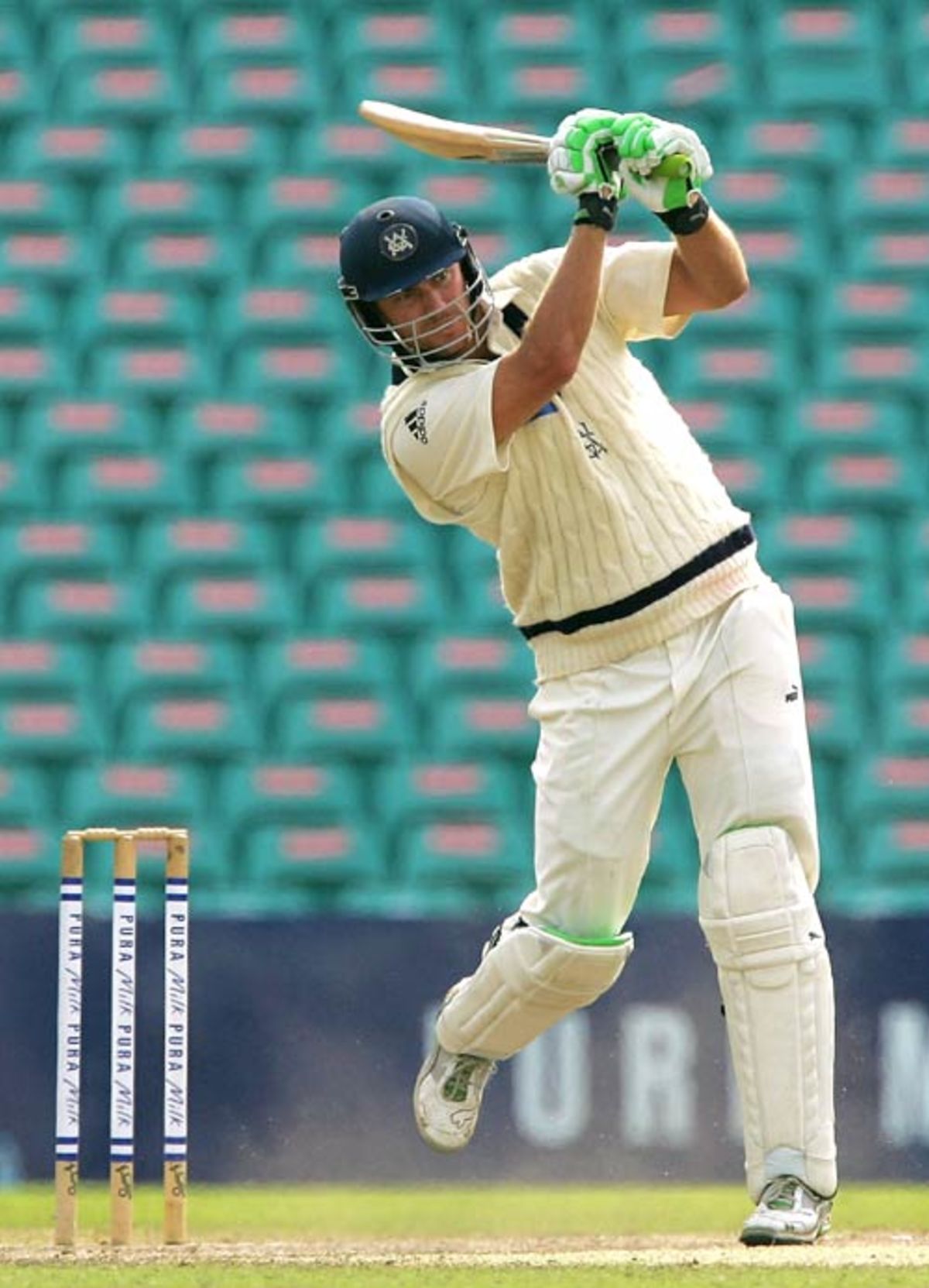 Nick Jewell drives on his way to 99 | ESPNcricinfo.com