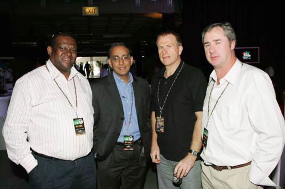 Tim May and Dave Richardson, members of the ICC task force, leave the ...