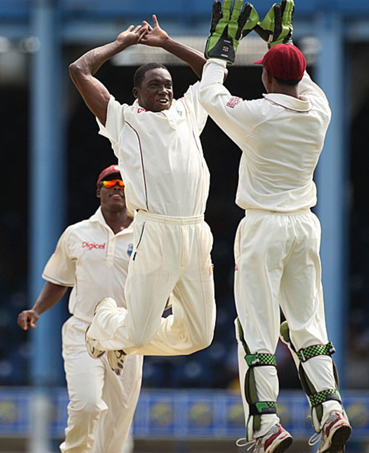 Jerome Taylor in action at the Queen's Park Oval | ESPNcricinfo.com
