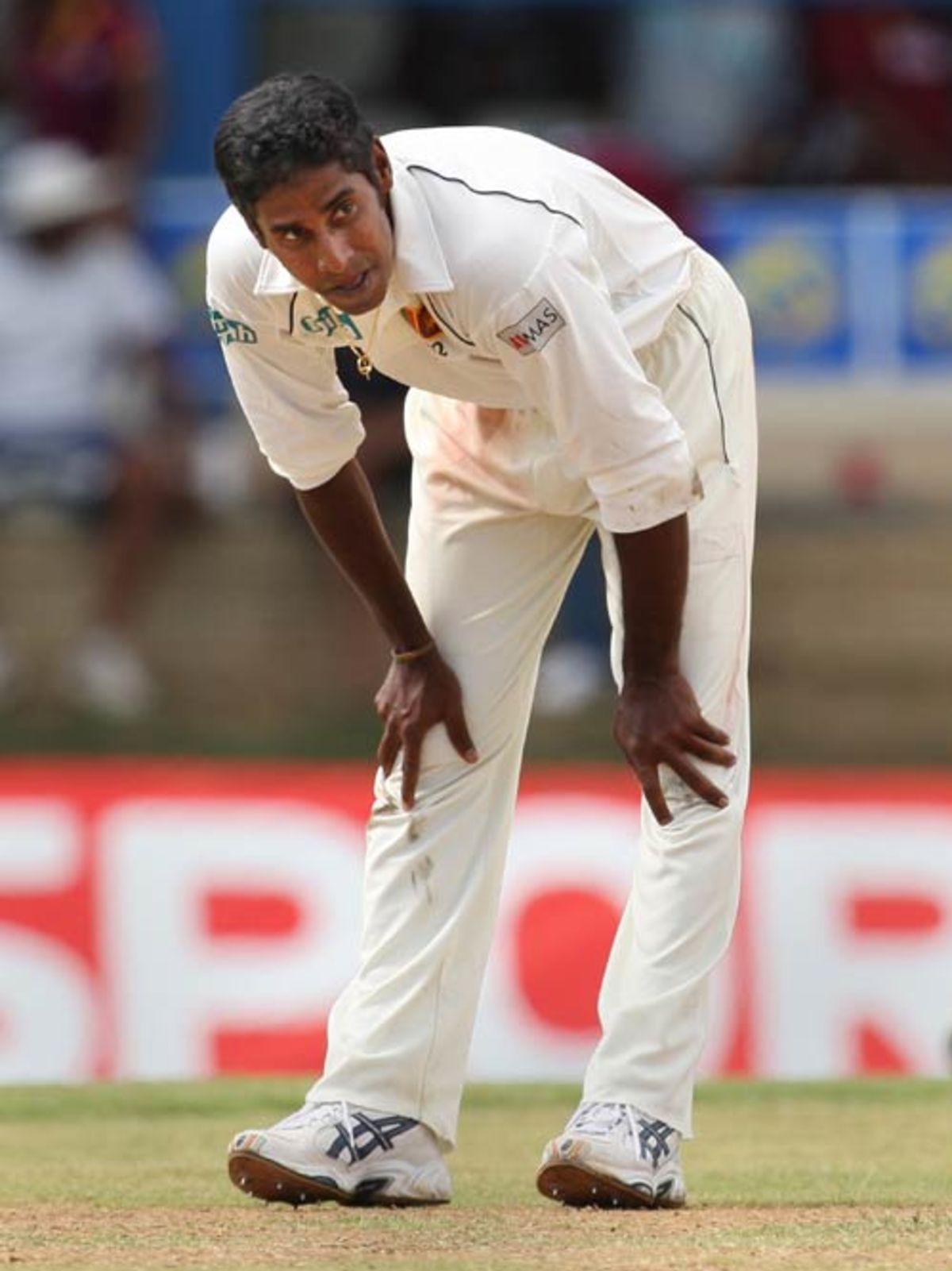 Chaminda Vaas watches as West Indies edge closer to victory ...