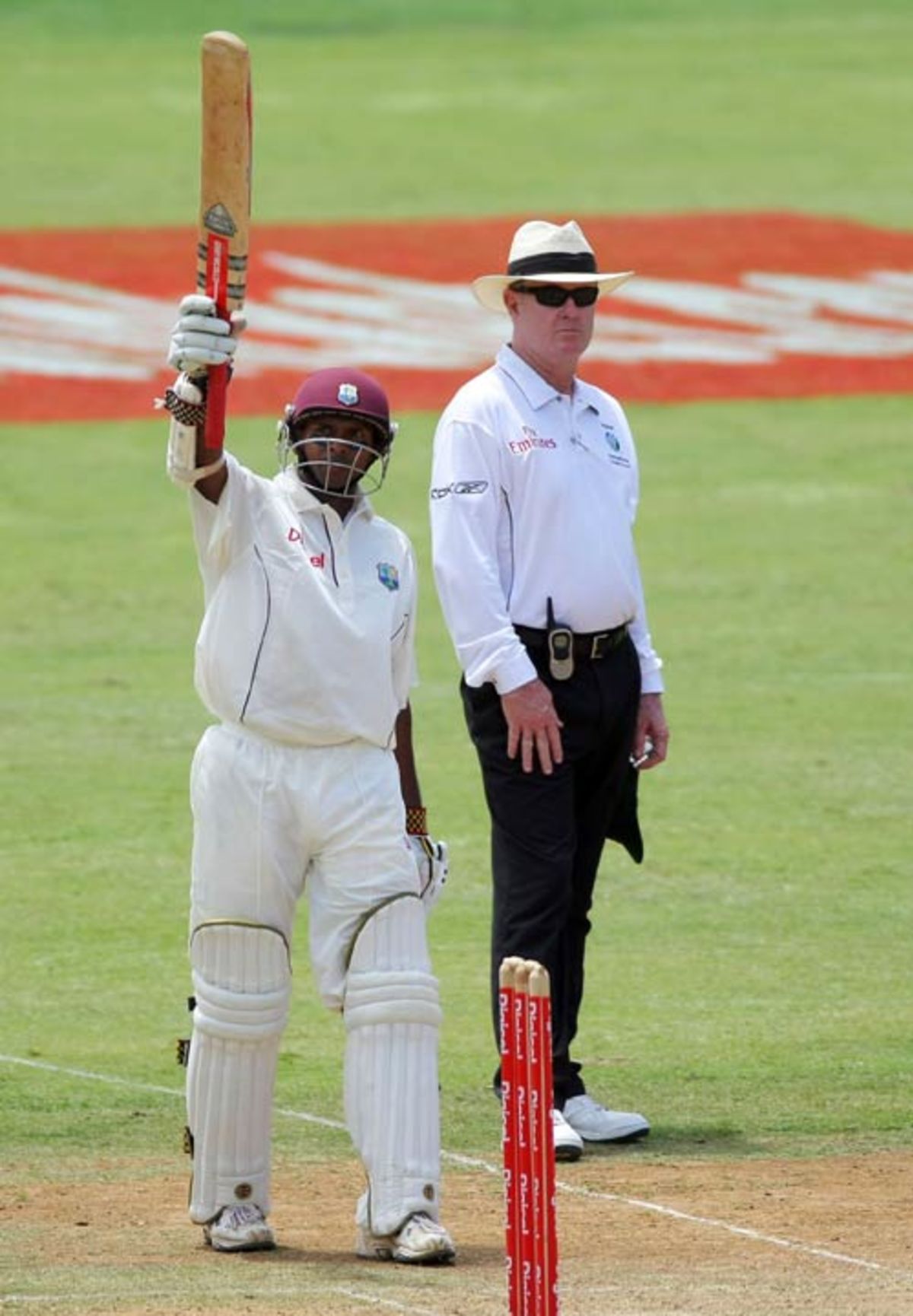 Runako Morton celebrates his half-century | ESPNcricinfo.com