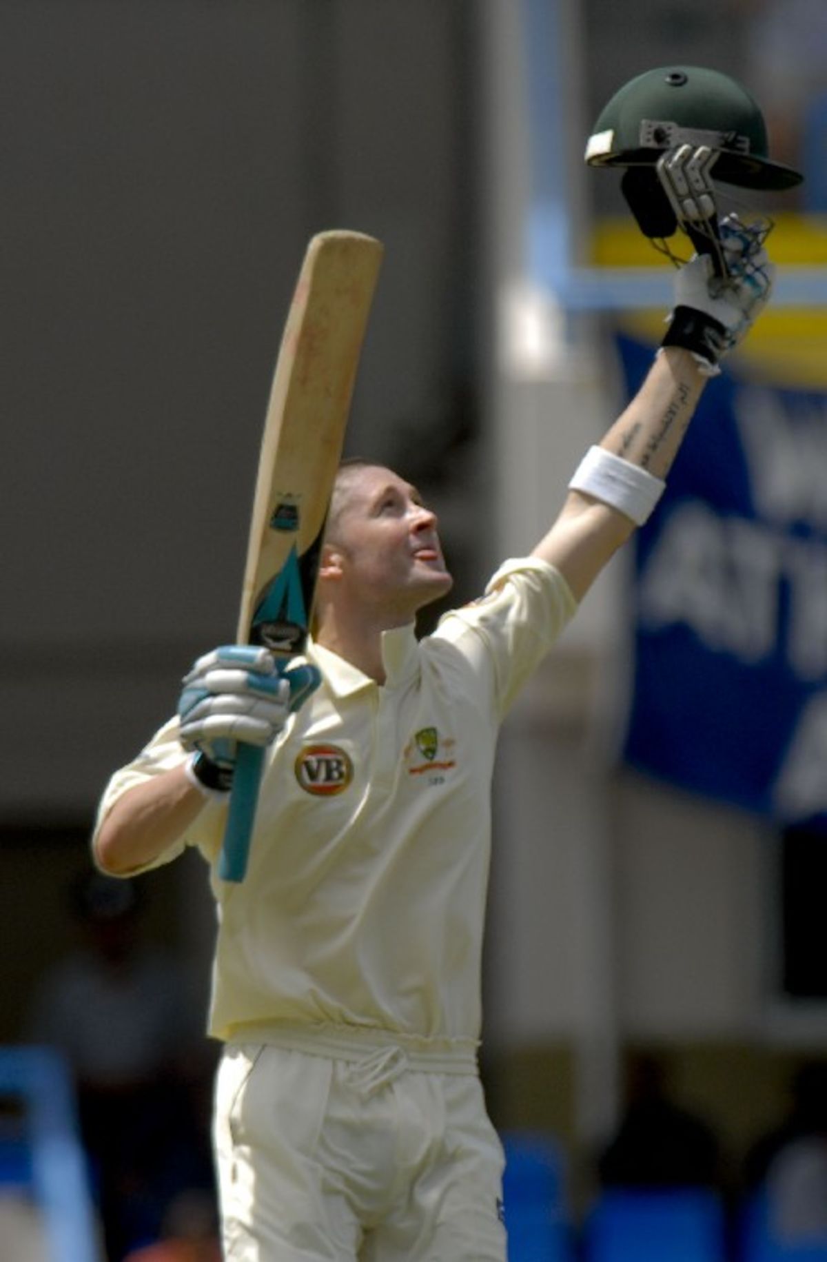 Michael Clarke celebrates his century | ESPNcricinfo.com