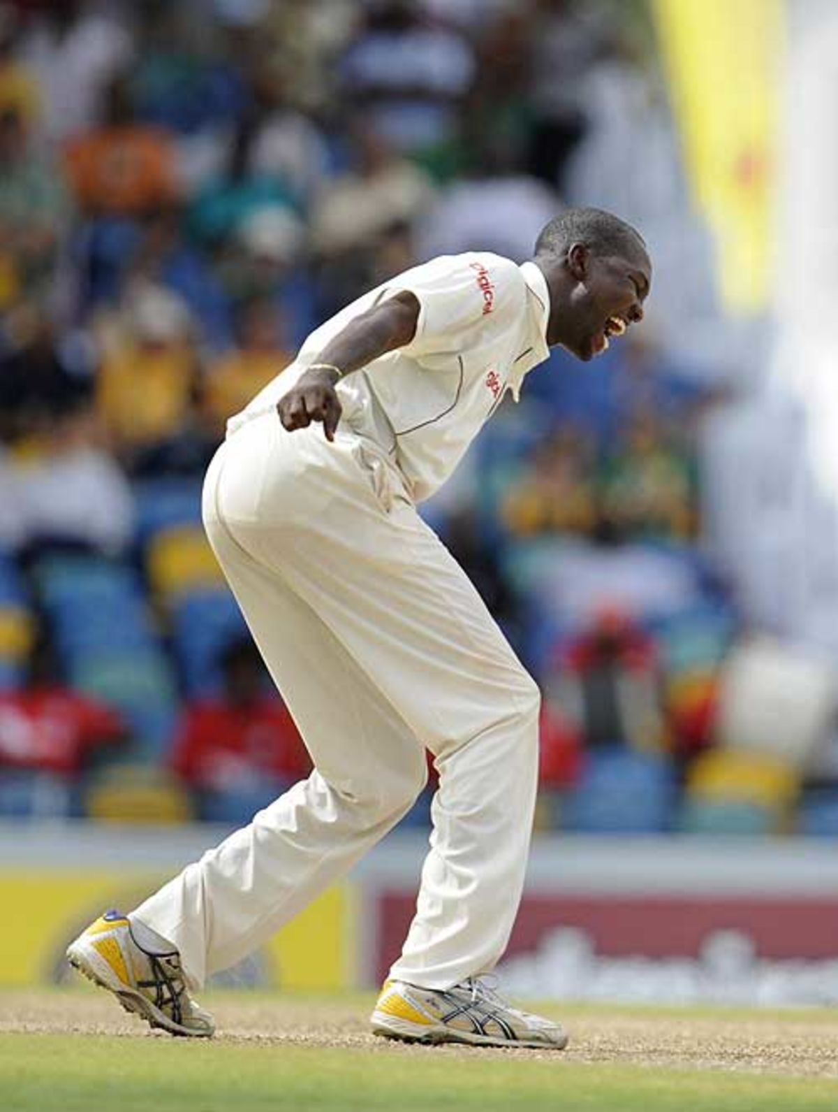 Sulieman Benn celebrates getting Brad Haddin before tea | ESPNcricinfo.com