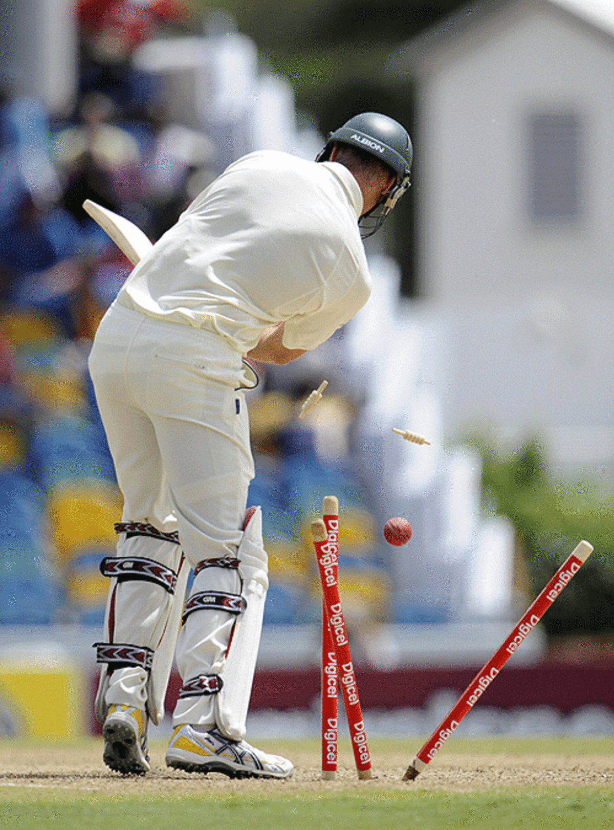 Stuart Clark's wicket signals the end of Australia's innings ...