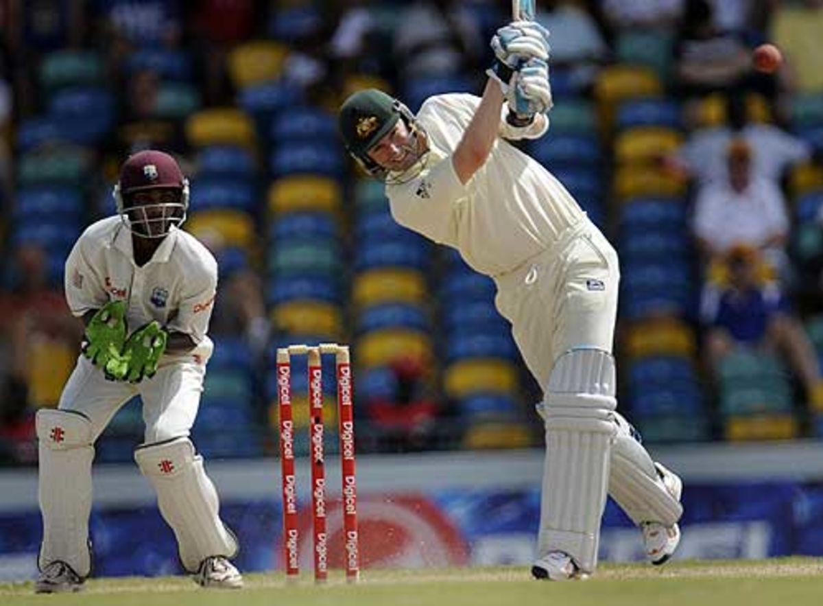 Michael Clarke gets a wry stare from Dwayne Bravo | ESPNcricinfo.com