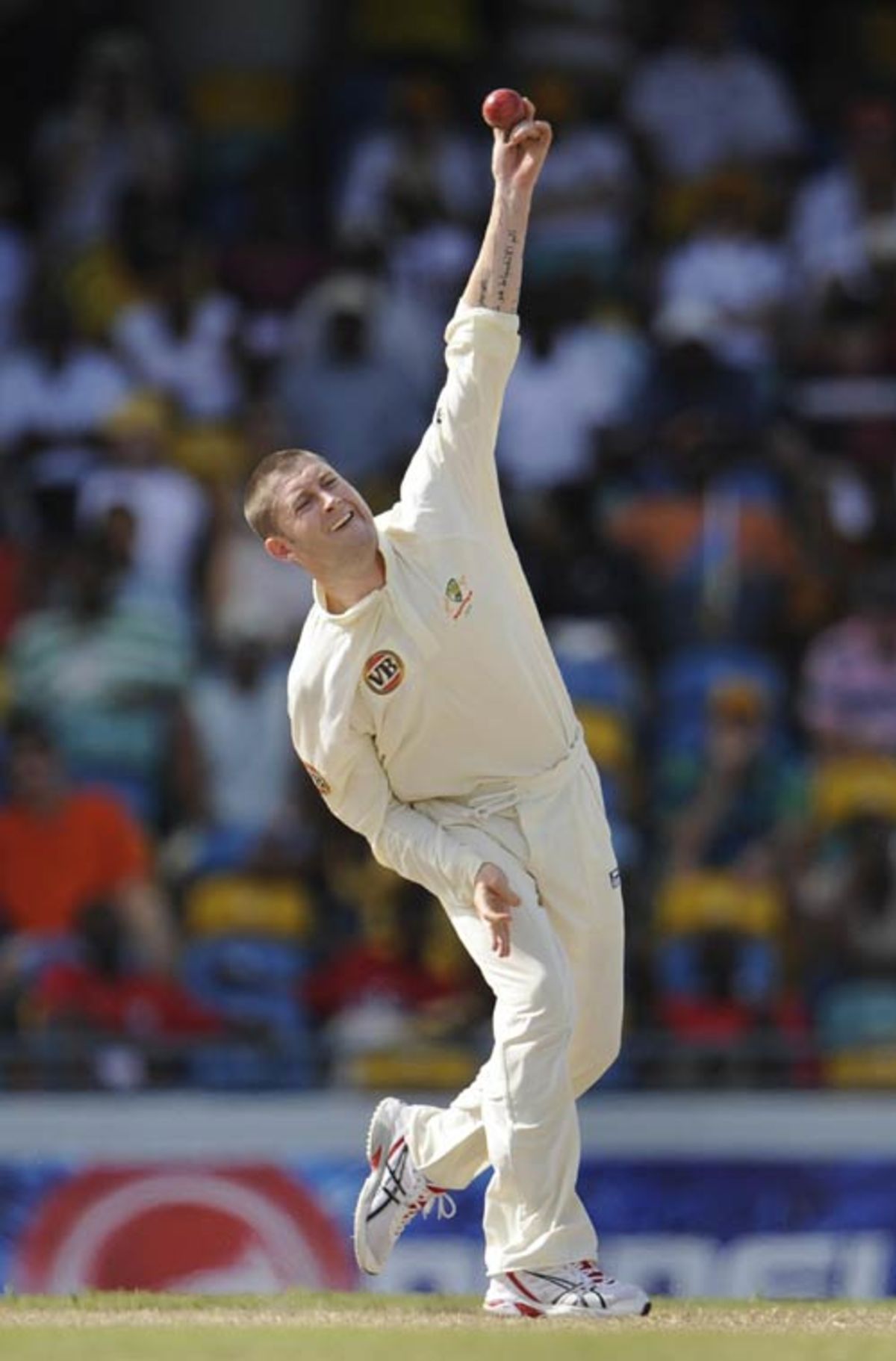 Michael Clarke sends down a delivery | ESPNcricinfo.com