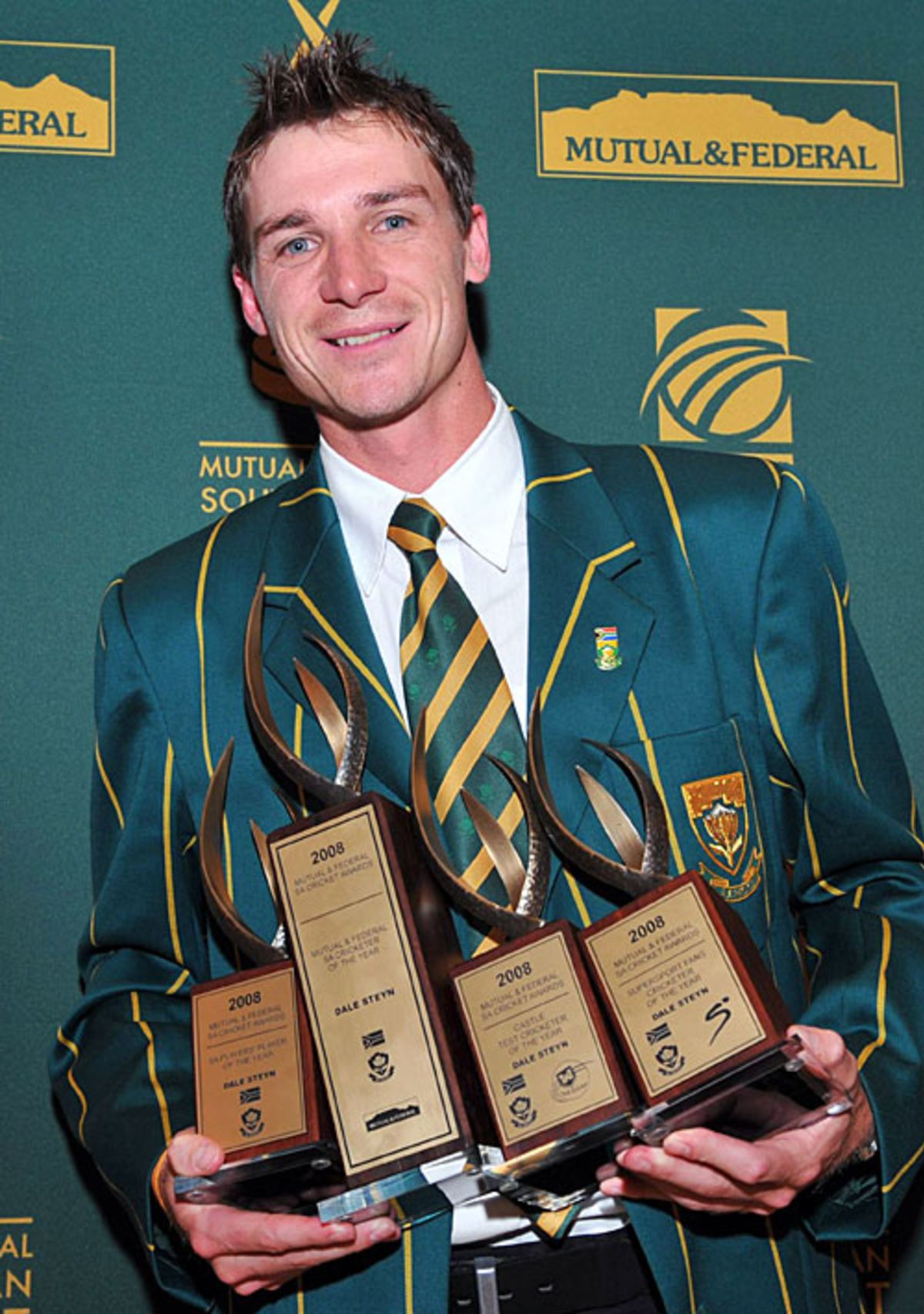 Dale Steyn won in every category he was nominated for at the South ...