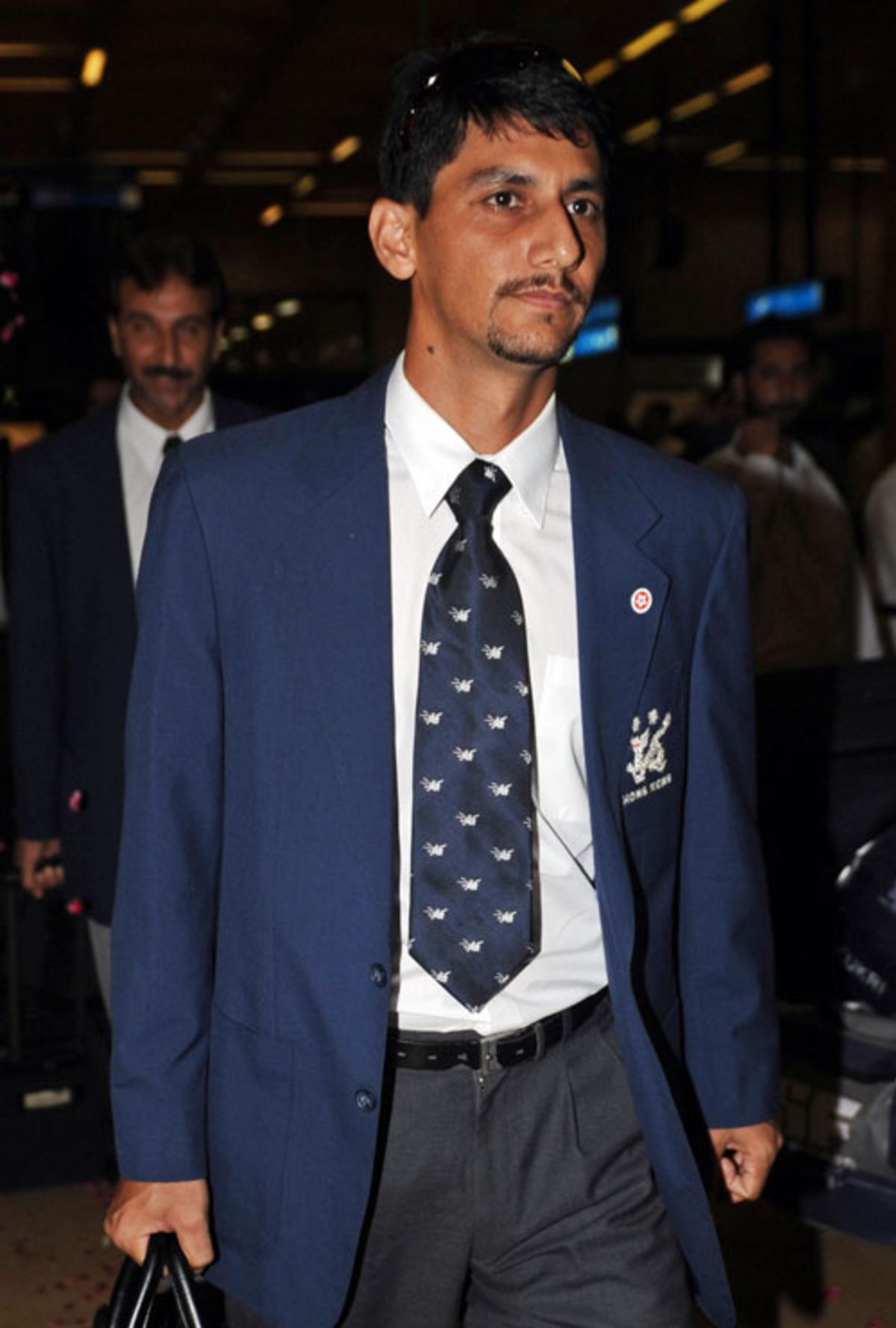 Tabarak Dar, the Hong Kong captain, at the Karachi airport ...