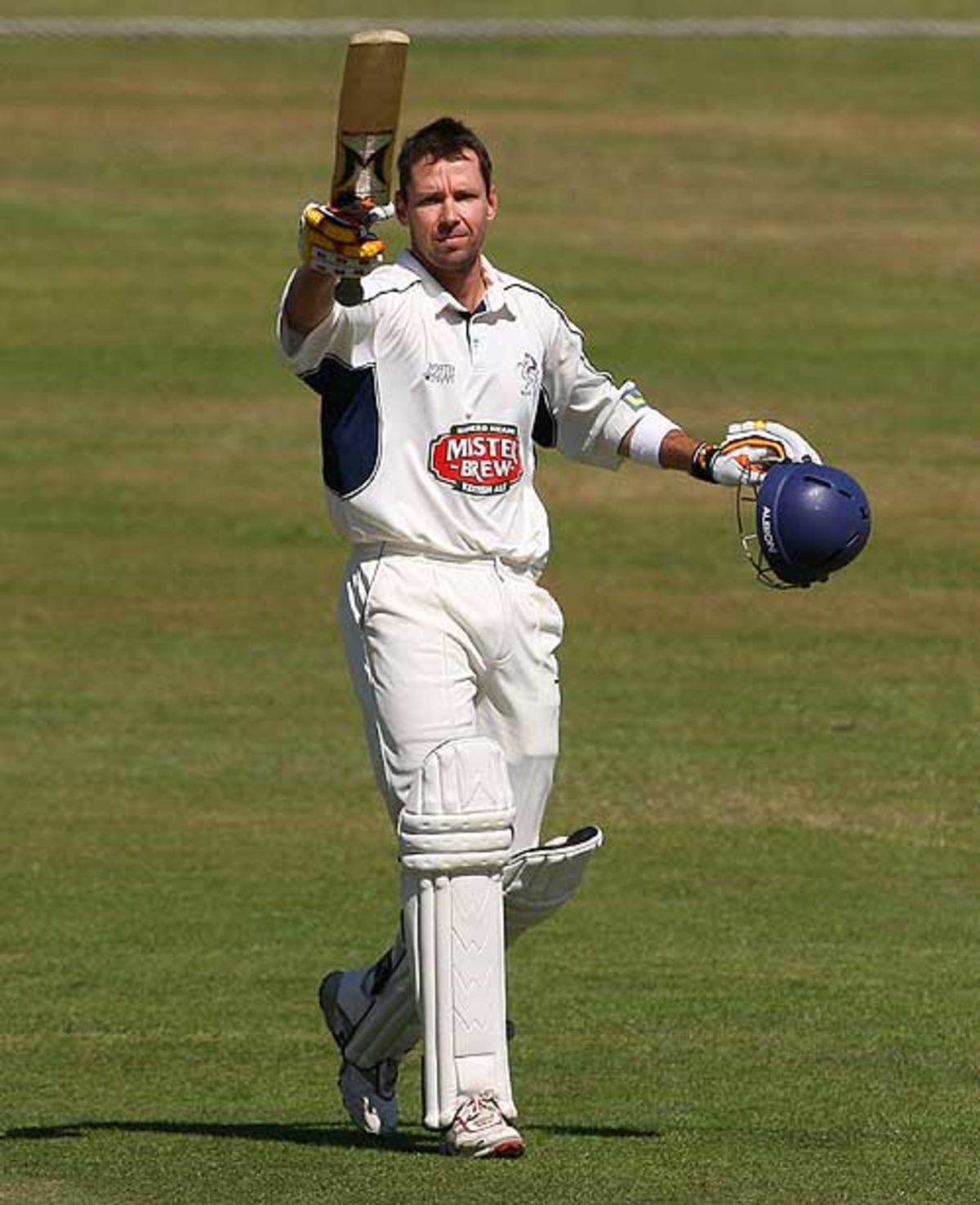 Martin van Jaarsveld celebrates his century | ESPNcricinfo.com