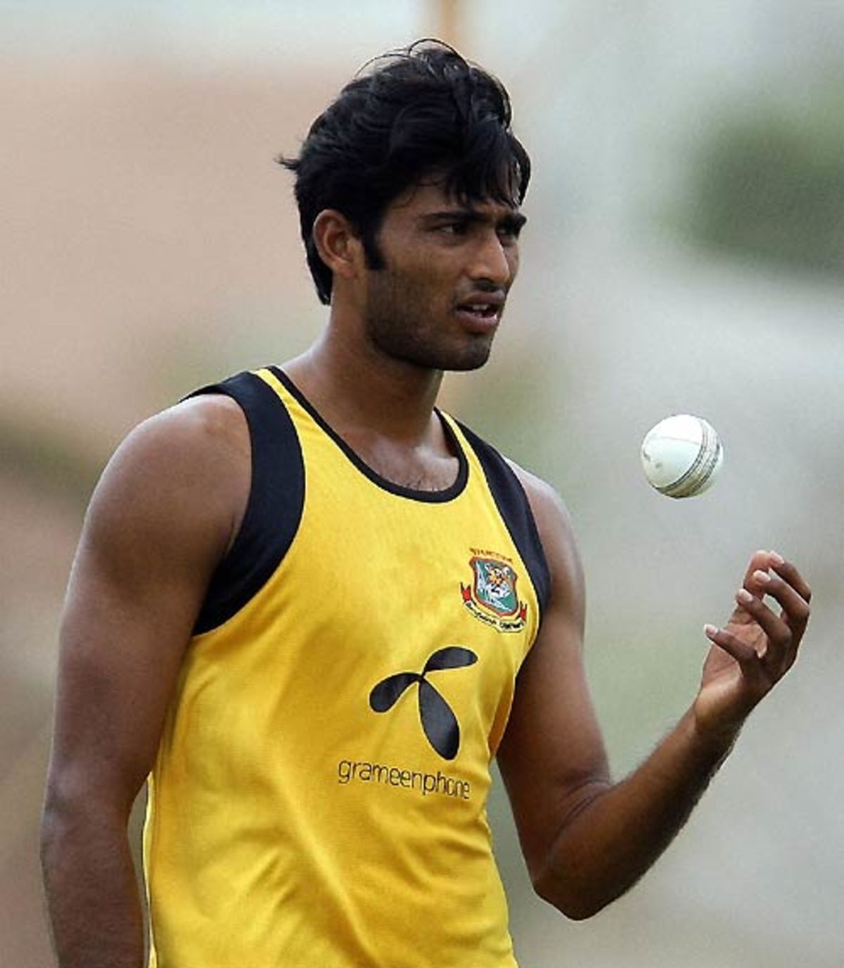 Shahadat Hossain waits to have a bowl at the nets | ESPNcricinfo.com