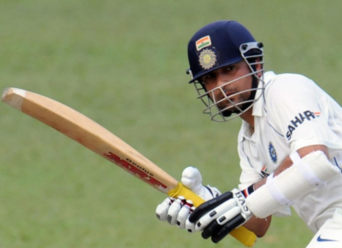 Sourav Ganguly trudges off after falling to Dammika Prasad ...