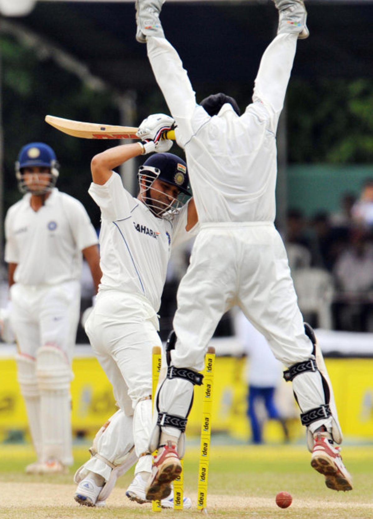 Sachin Tendulkar is done in by a doosra from Muttiah Muralitharan ... Sachin Tendulkar is done in by a doosra from Muttiah Muralitharan ...