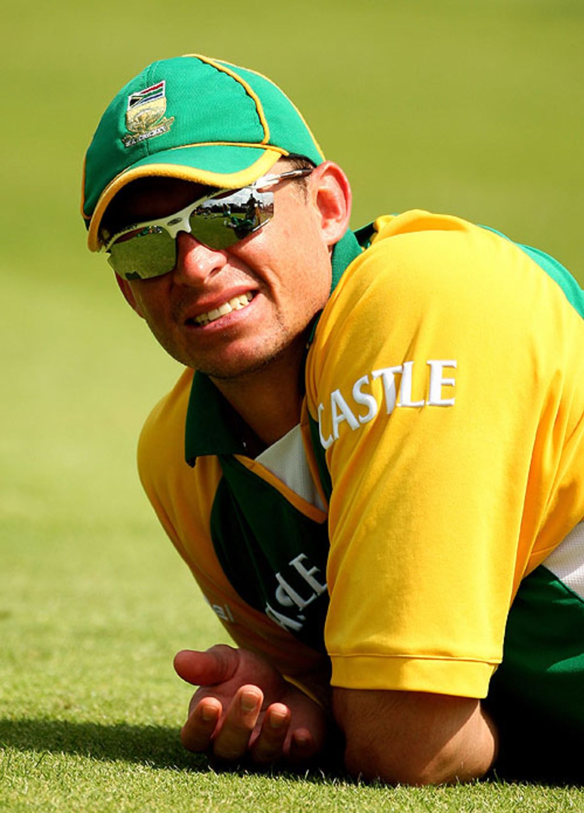 Andre Nel takes a breather during training | ESPNcricinfo.com
