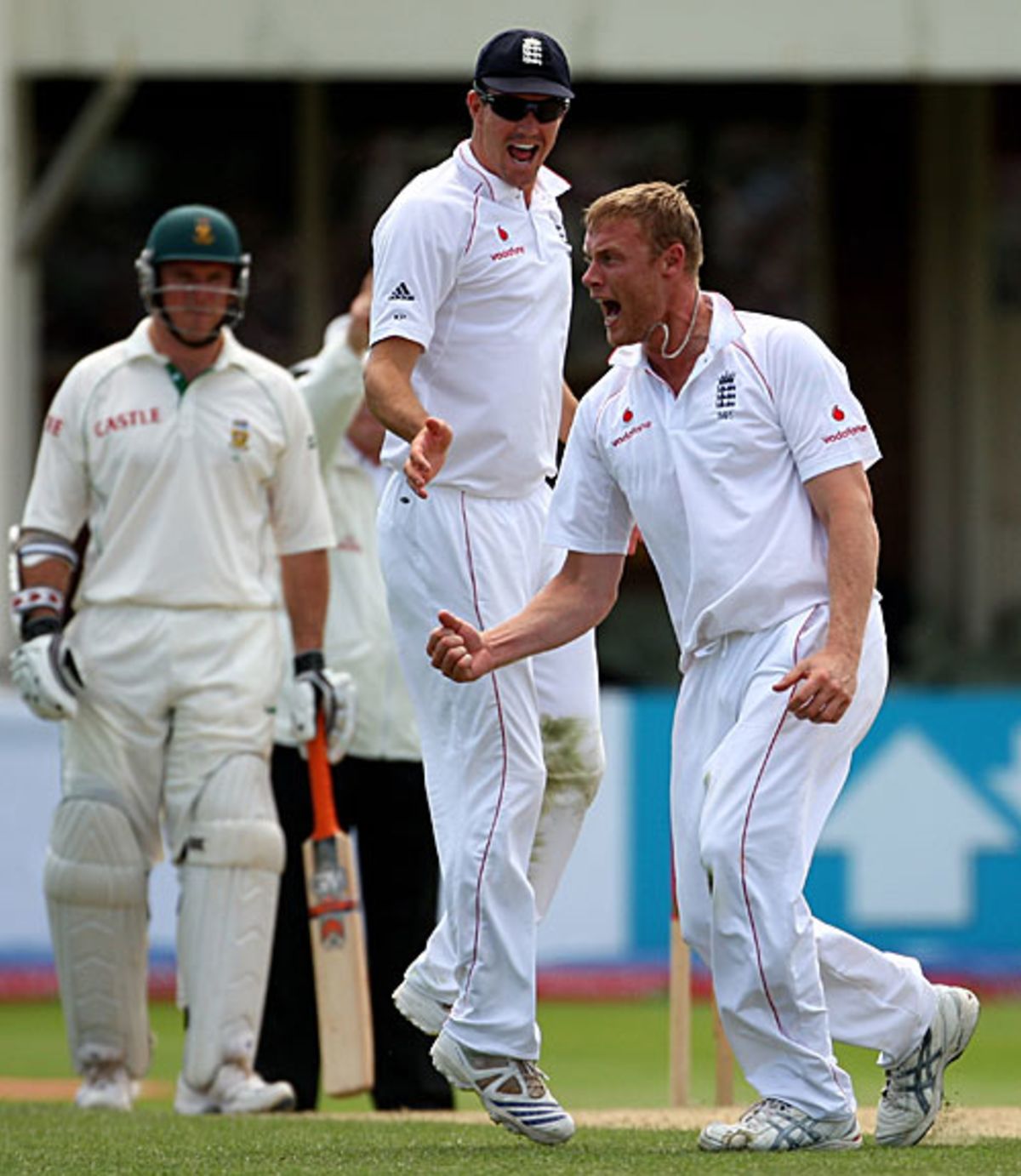 Andre Botha appeals successfully for the wicket of Neil McCallum ...