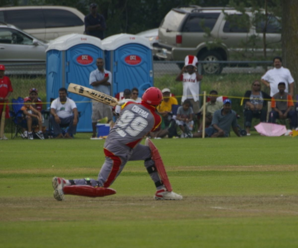 Rizwan Cheema strikes a six during his 89 | ESPNcricinfo.com