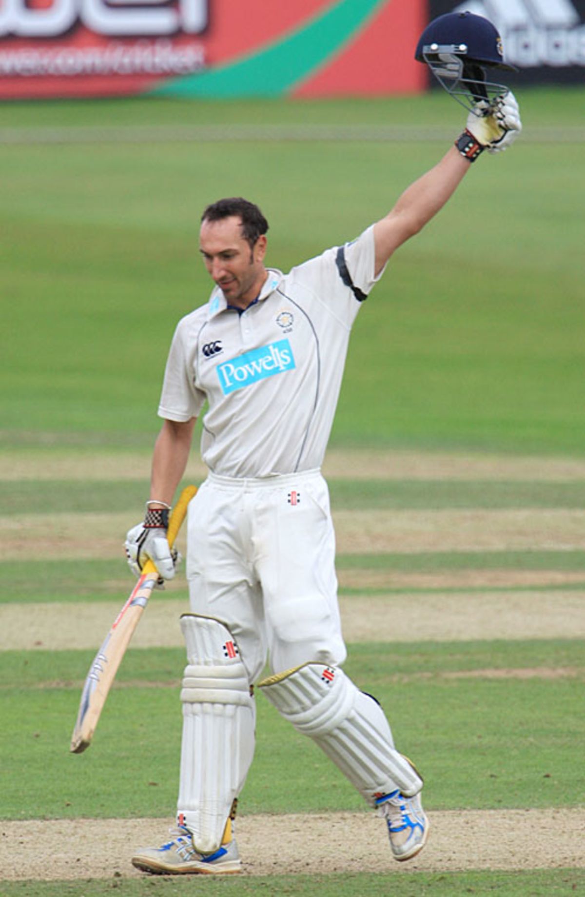 Nic Pothas celebrates his second hundred of the summer | ESPNcricinfo.com