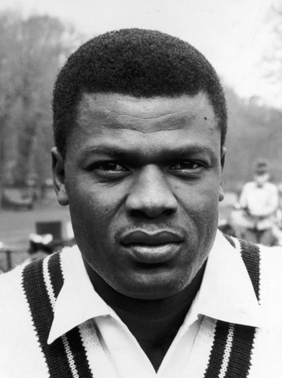 Peter Marner receives the Man-of-the-Match award from Frank Woolley ...