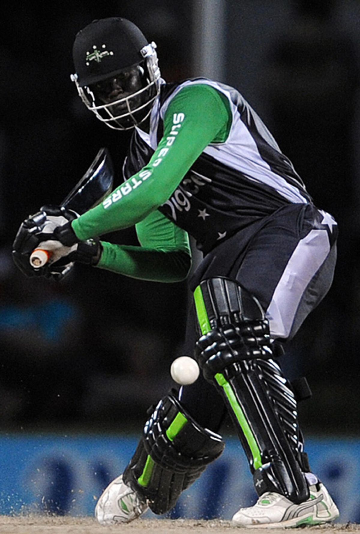 Andre Fletcher prepares to smudge one through midwicket | ESPNcricinfo.com