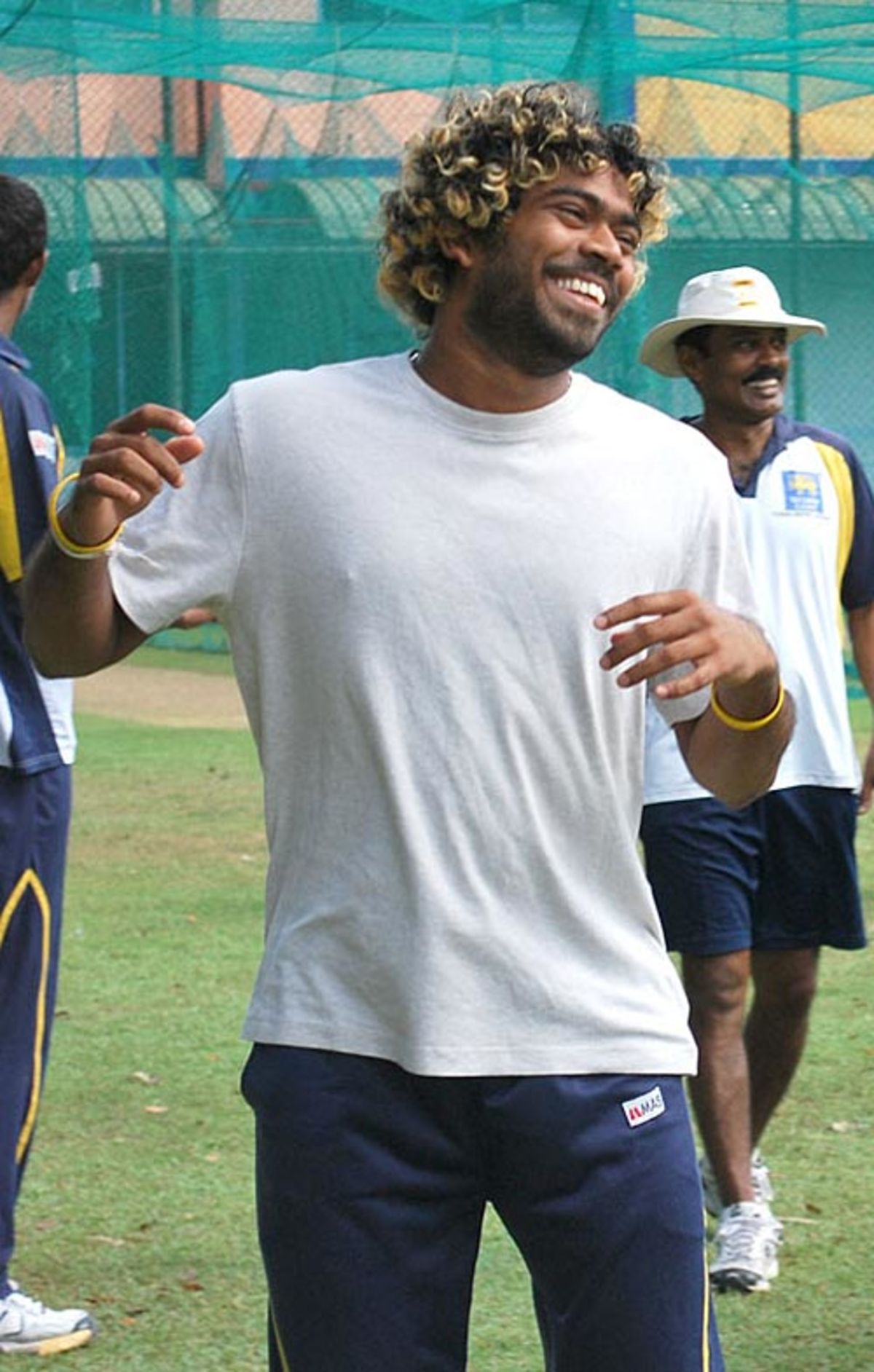 Lasith Malinga is all smiles | ESPNcricinfo.com Lasith Malinga is all smiles | ESPNcricinfo.com