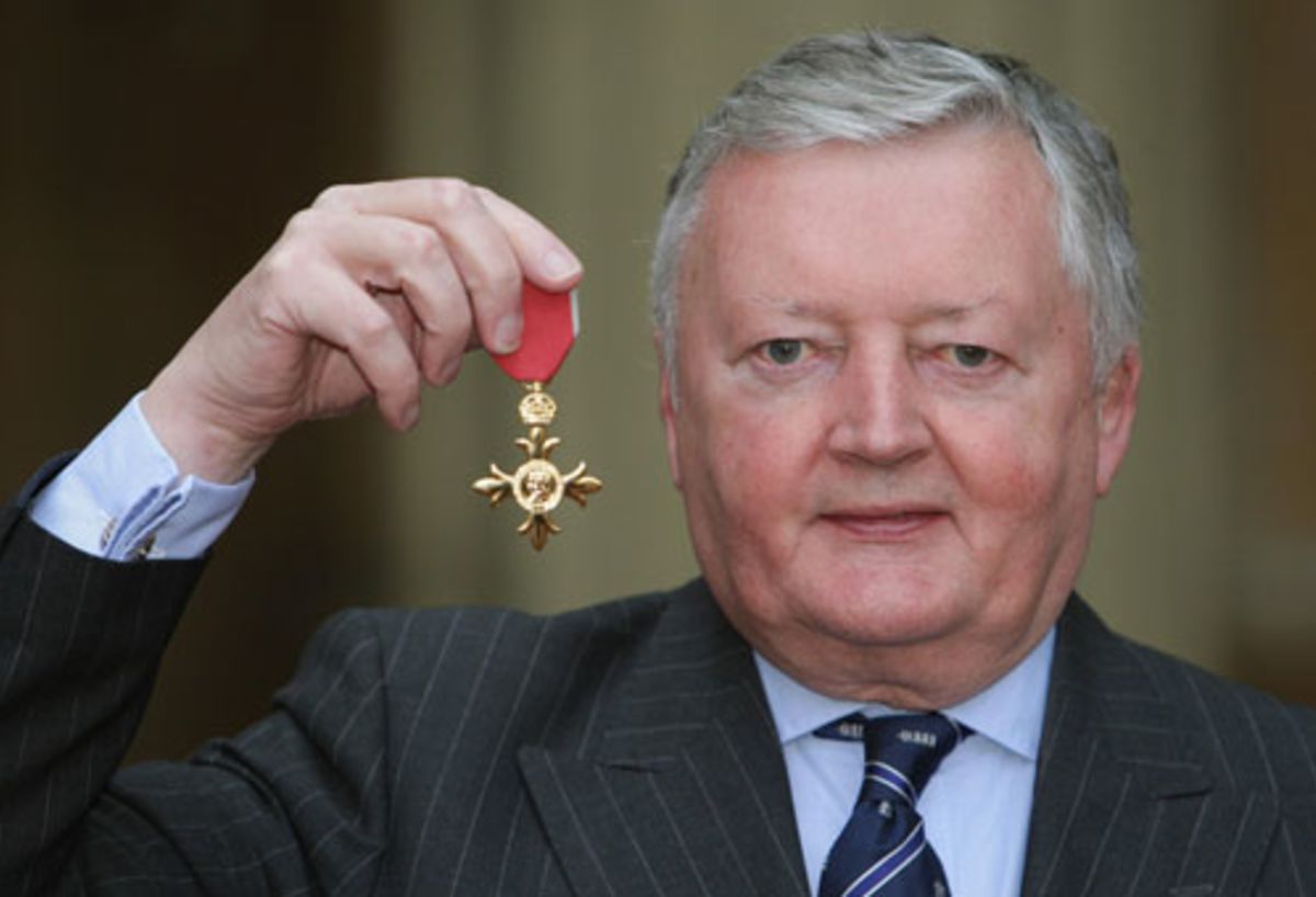 David Morgan shows off his OBE | ESPNcricinfo.com