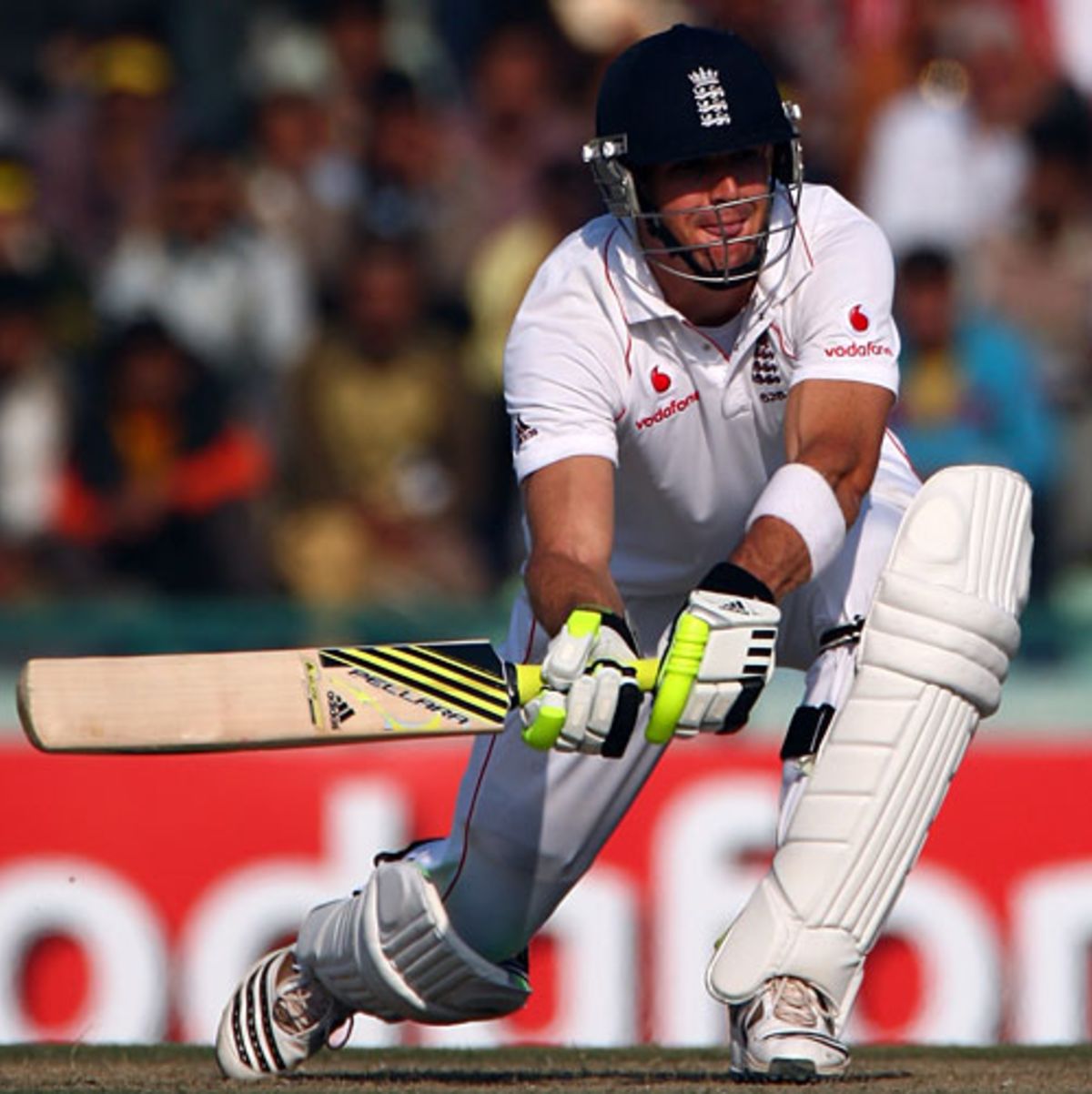 Indian players celebrate after Andrew Flintoff is caught at forward ...