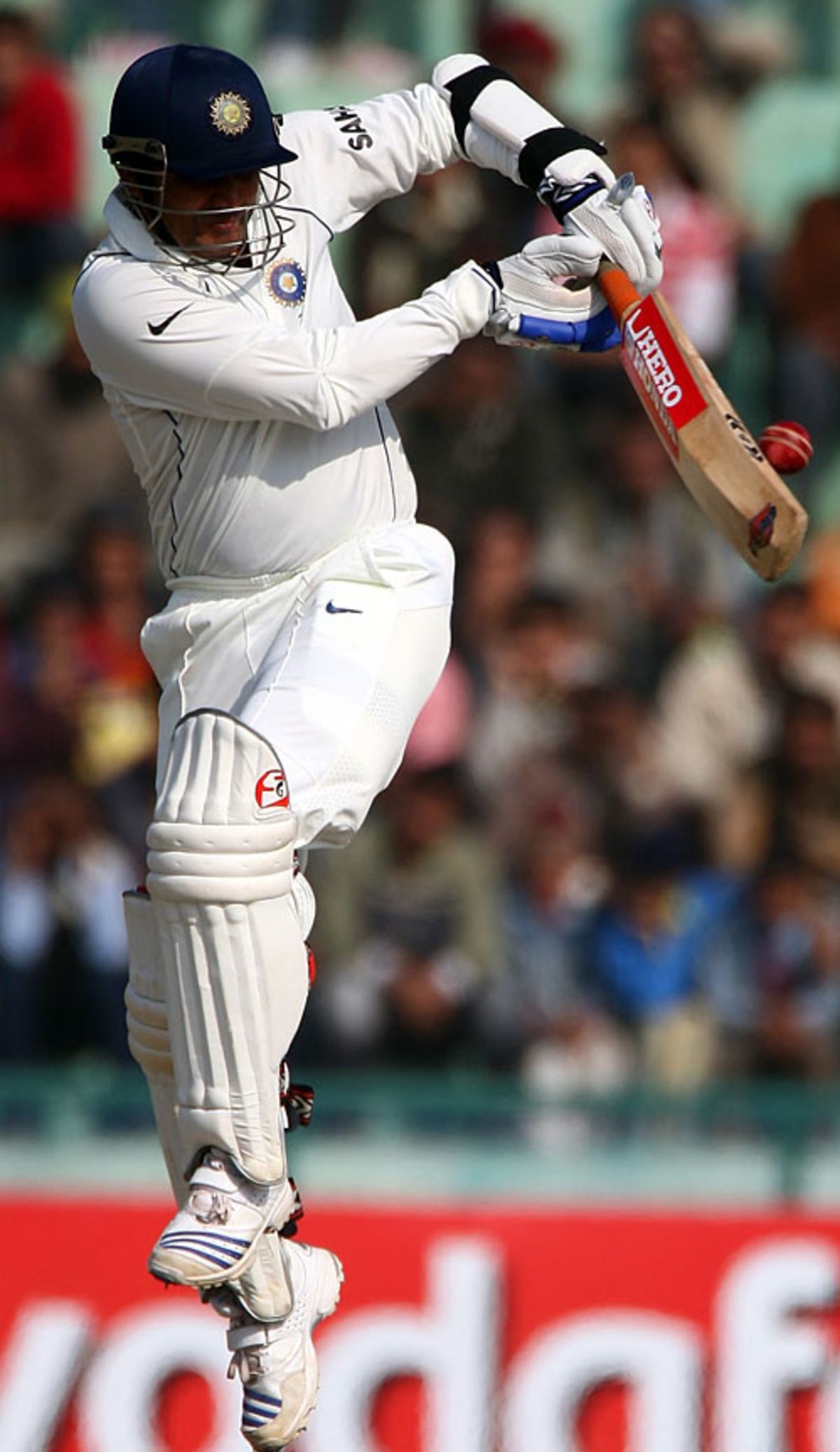 Virender Sehwag is run out acrobatically by Ian Bell | ESPNcricinfo.com