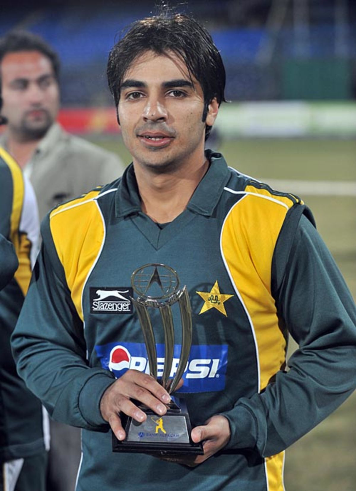 Salman Butt looks up to the skies after reaching his hundred | ESPNcricinfo.com