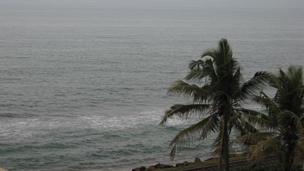 A view of the sea from the hotel room | ESPNcricinfo.com