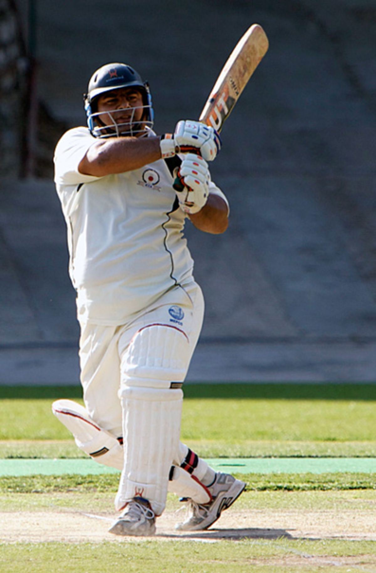 Millennium CC's Rizwan Sattar pulls the ball to leg against Crusaders ...