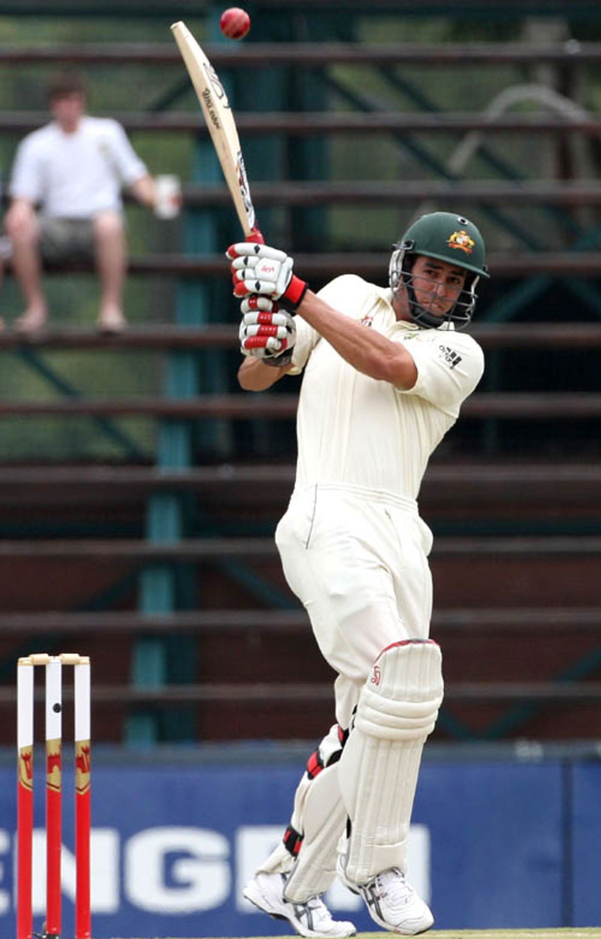 Mitchell Johnson hits the ball over midwicket | ESPNcricinfo.com