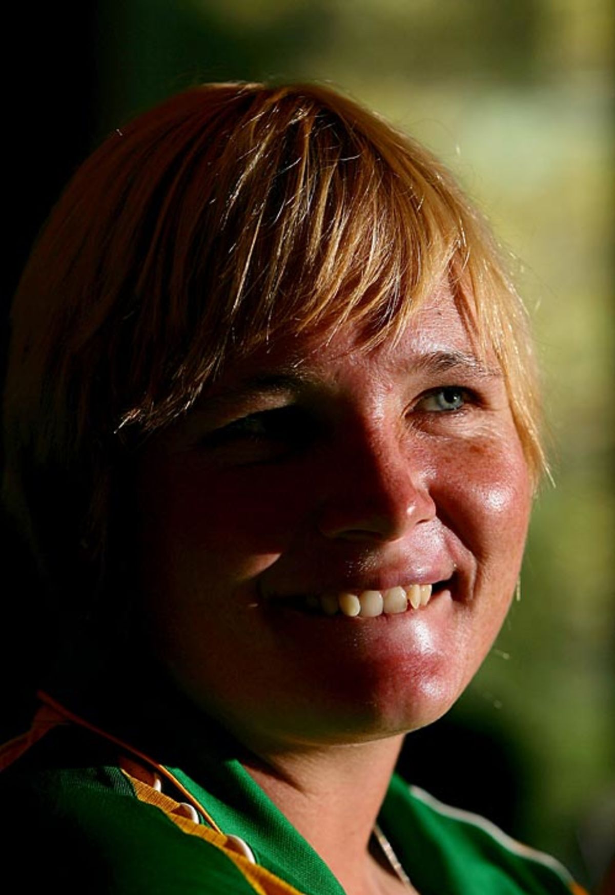 Sunette Loubser at a press conference | ESPNcricinfo.com