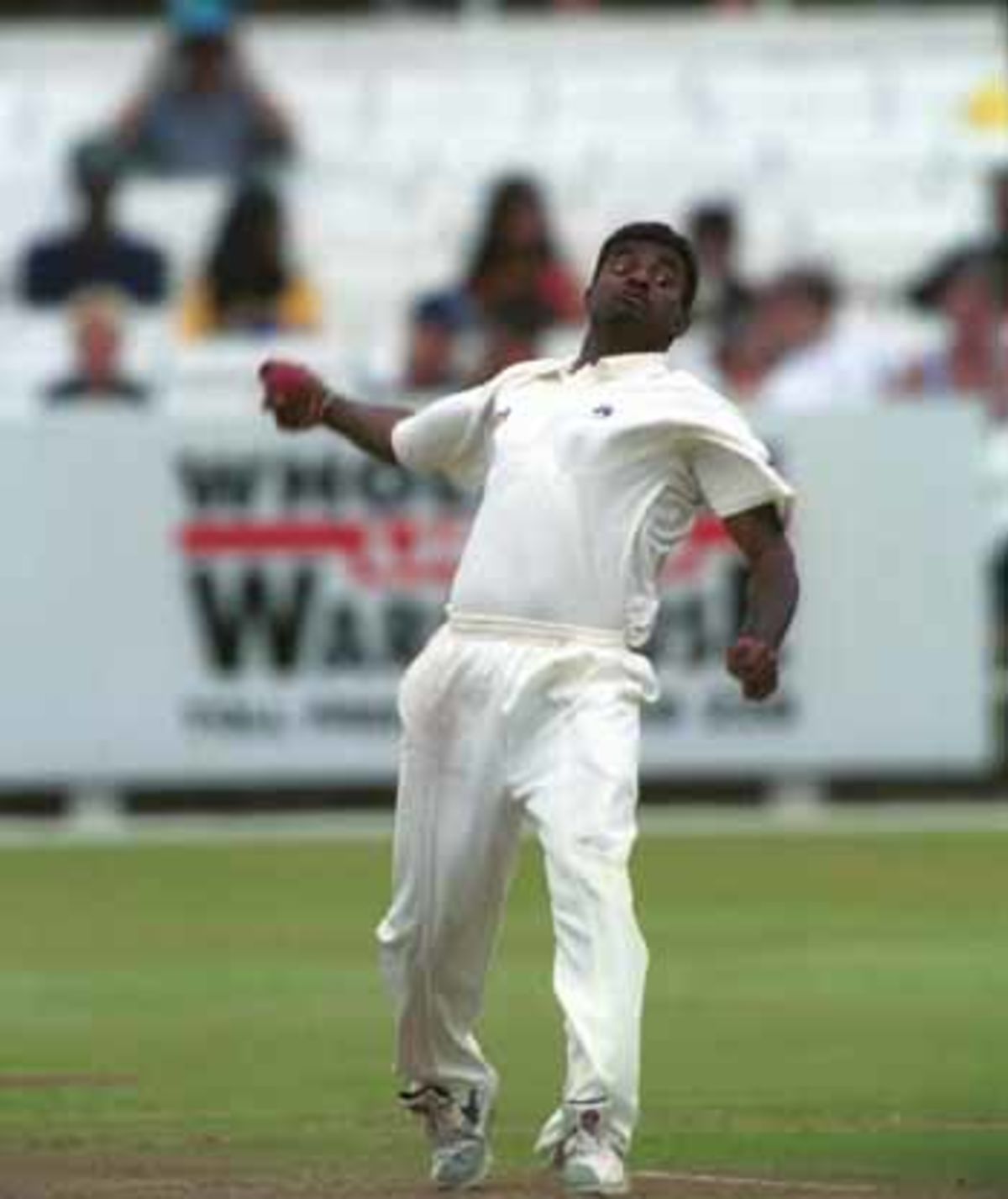 Mfuneko Ngam bowling in the match where he took 3 for 93 | ESPNcricinfo.com