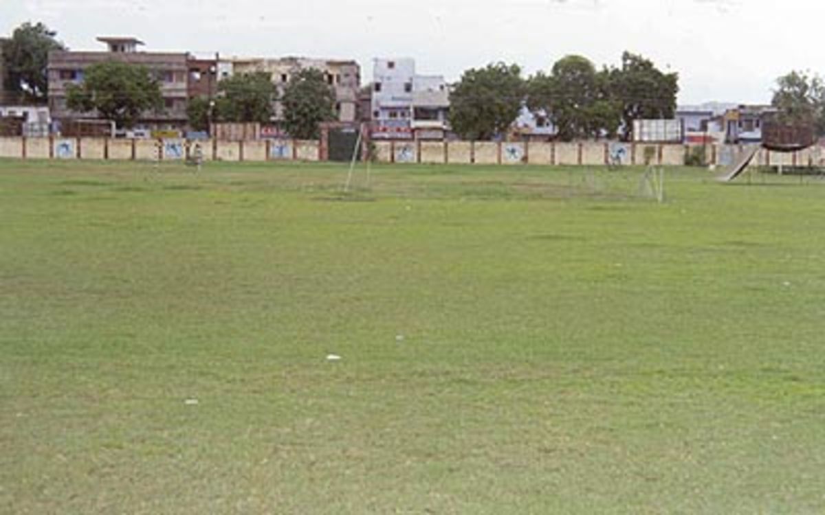 The turf at the Sadar Bazar Stadium | ESPNcricinfo.com