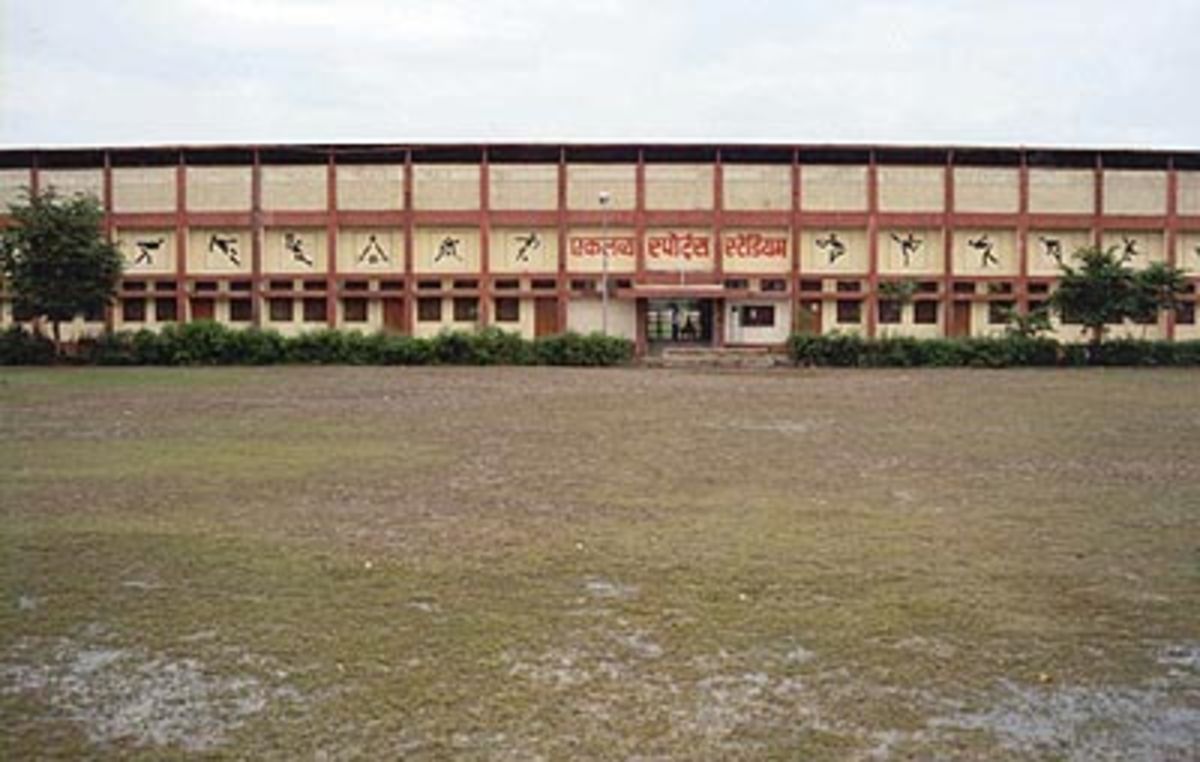 A view of the grand stand at the Sadar Bazar Stadium | ESPNcricinfo.com