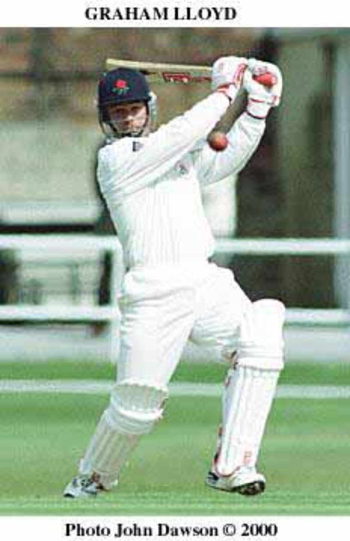 Graham Lloyd batting v Yorkshire in the 2000 Benson and Hedges contest ...