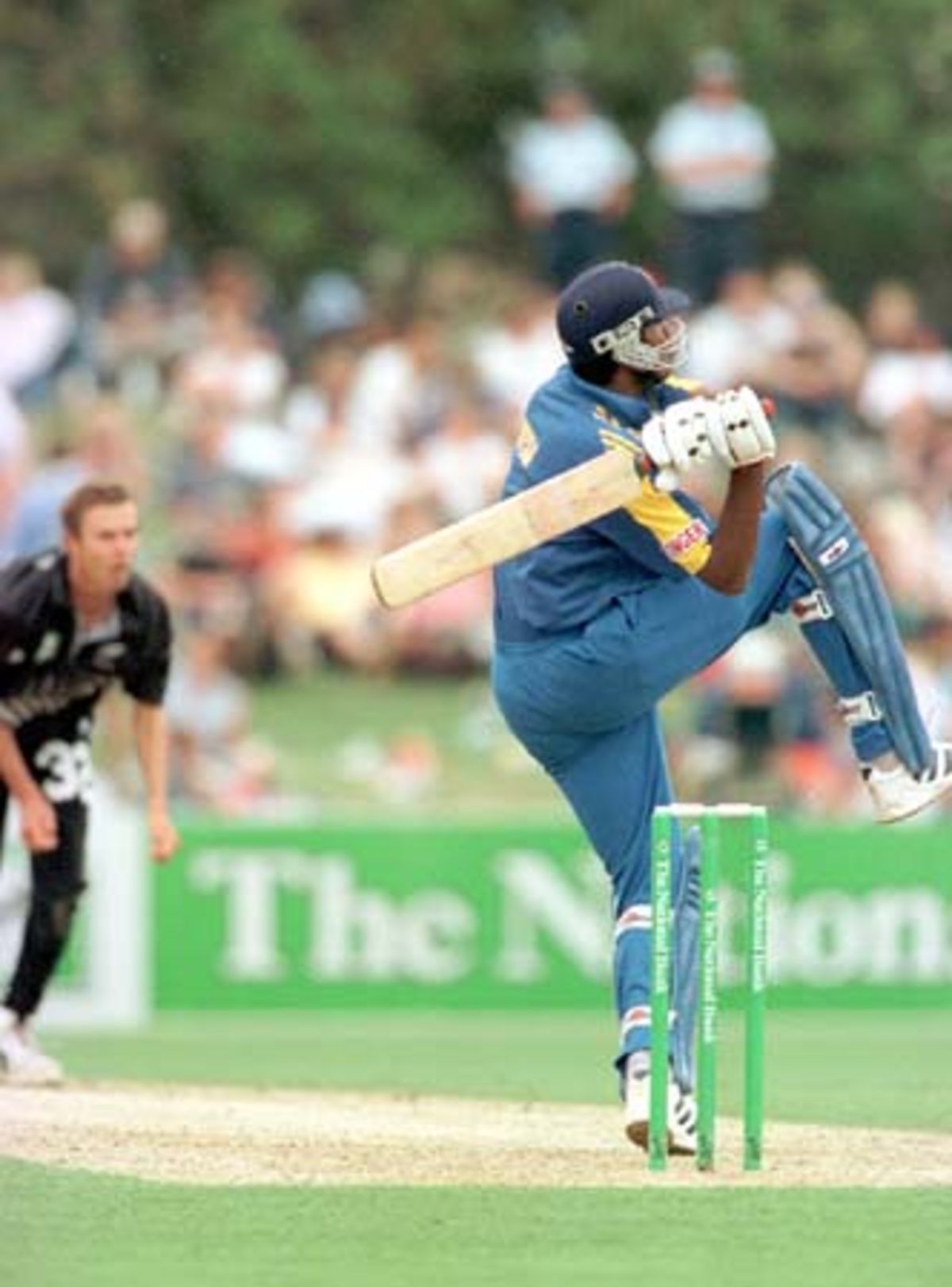 Zoysa fends away a high Martin full toss | ESPNcricinfo.com
