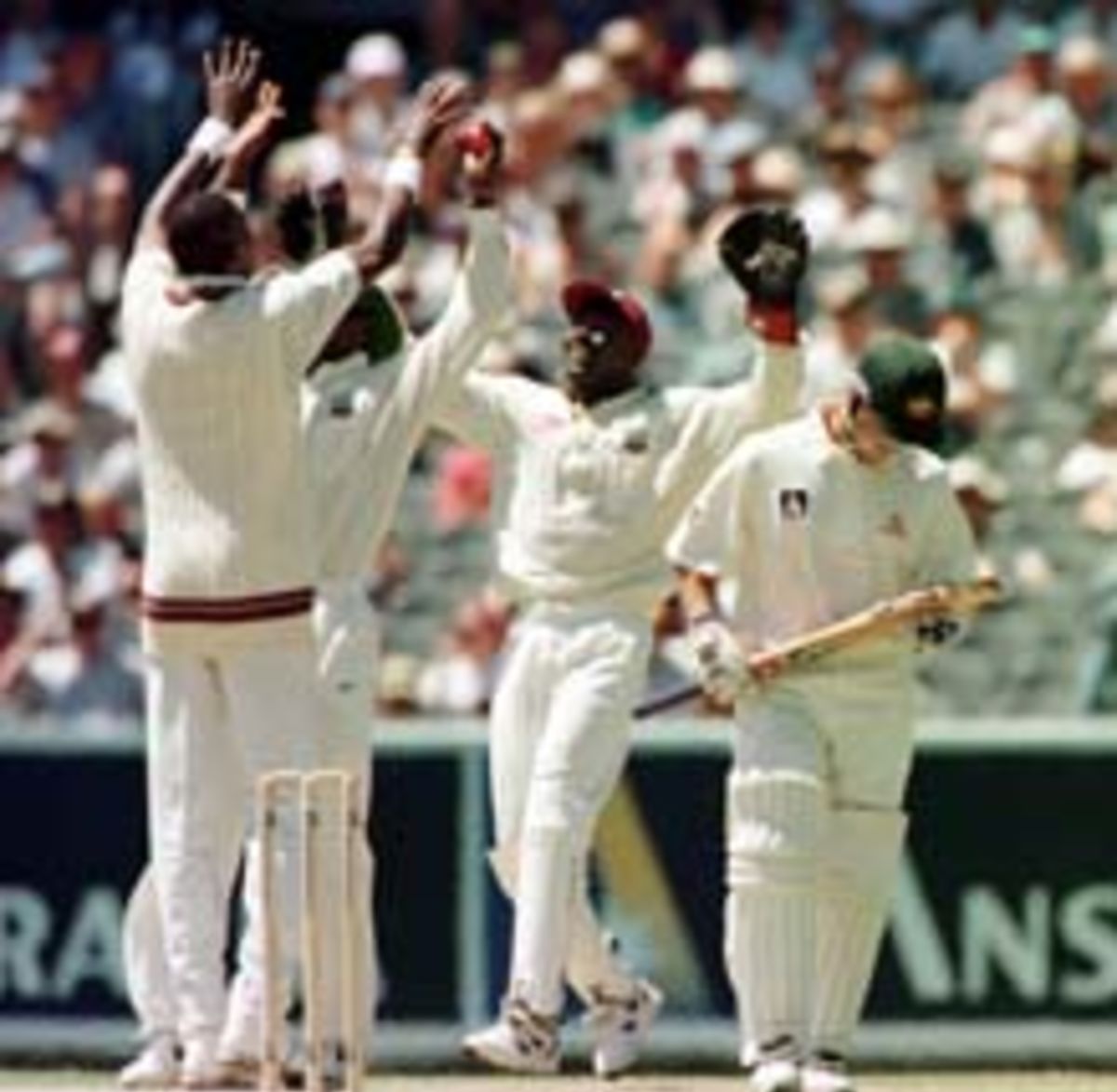 Ian Healy is bowled Kenny Benjamin for 0 | ESPNcricinfo.com