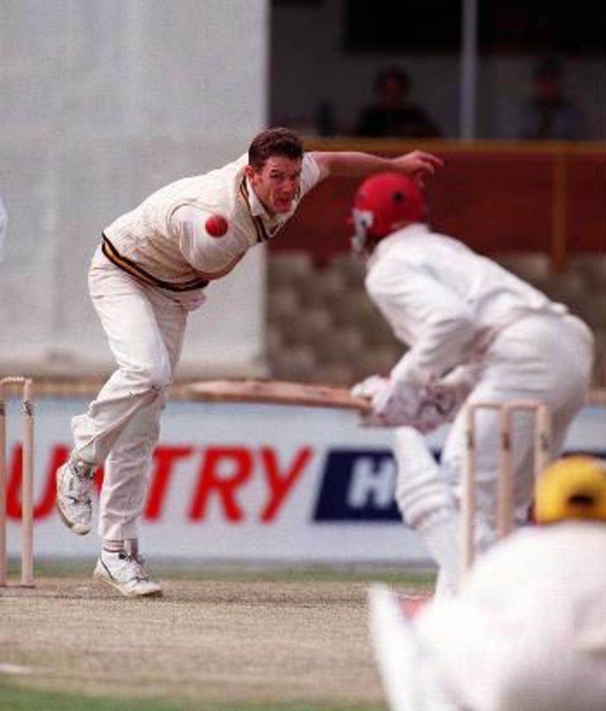 Damien Martyn drives at a delivery | ESPNcricinfo.com