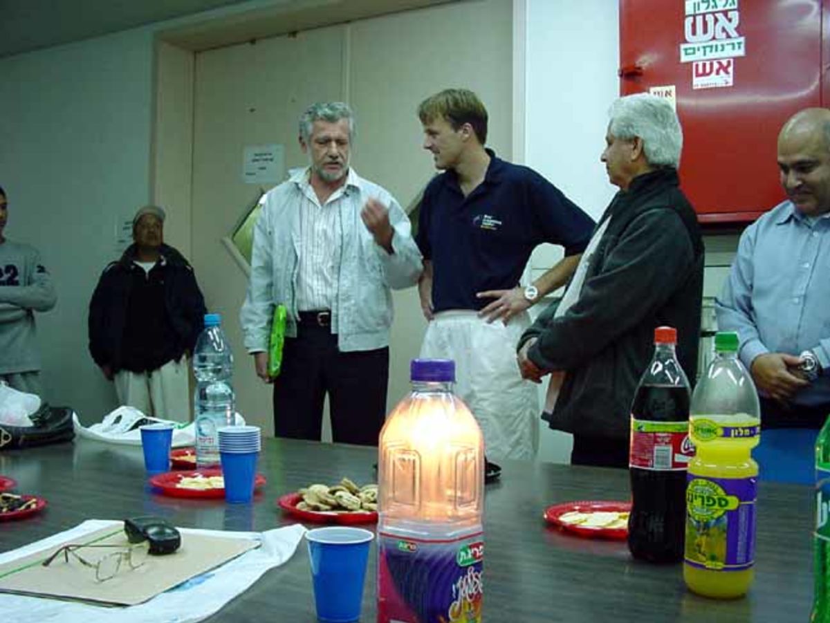 ICA Chairman Stanley Perlman welcomes Roland Lefebvre to Israel ...