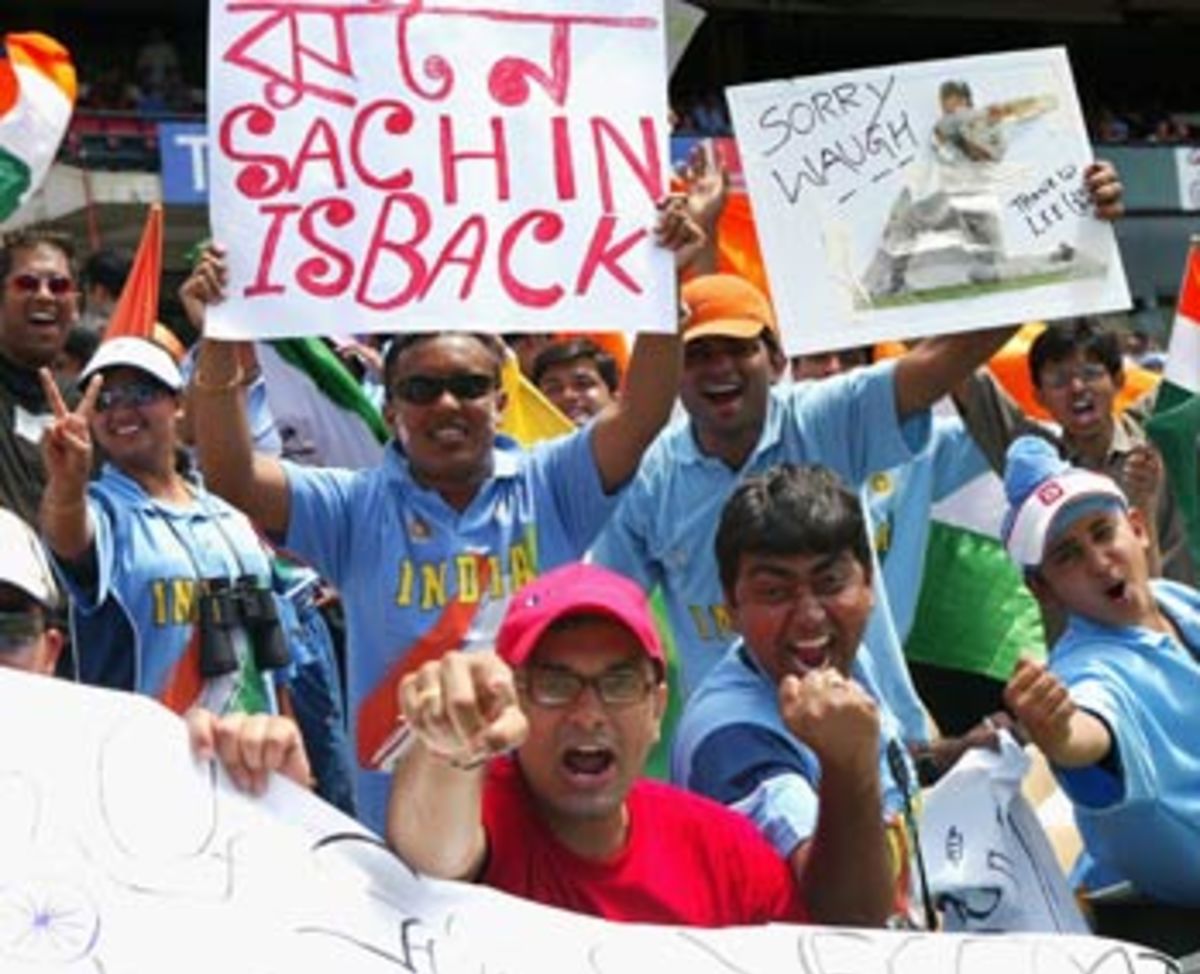 Indian fans had reason to celebrate through the day | ESPNcricinfo.com