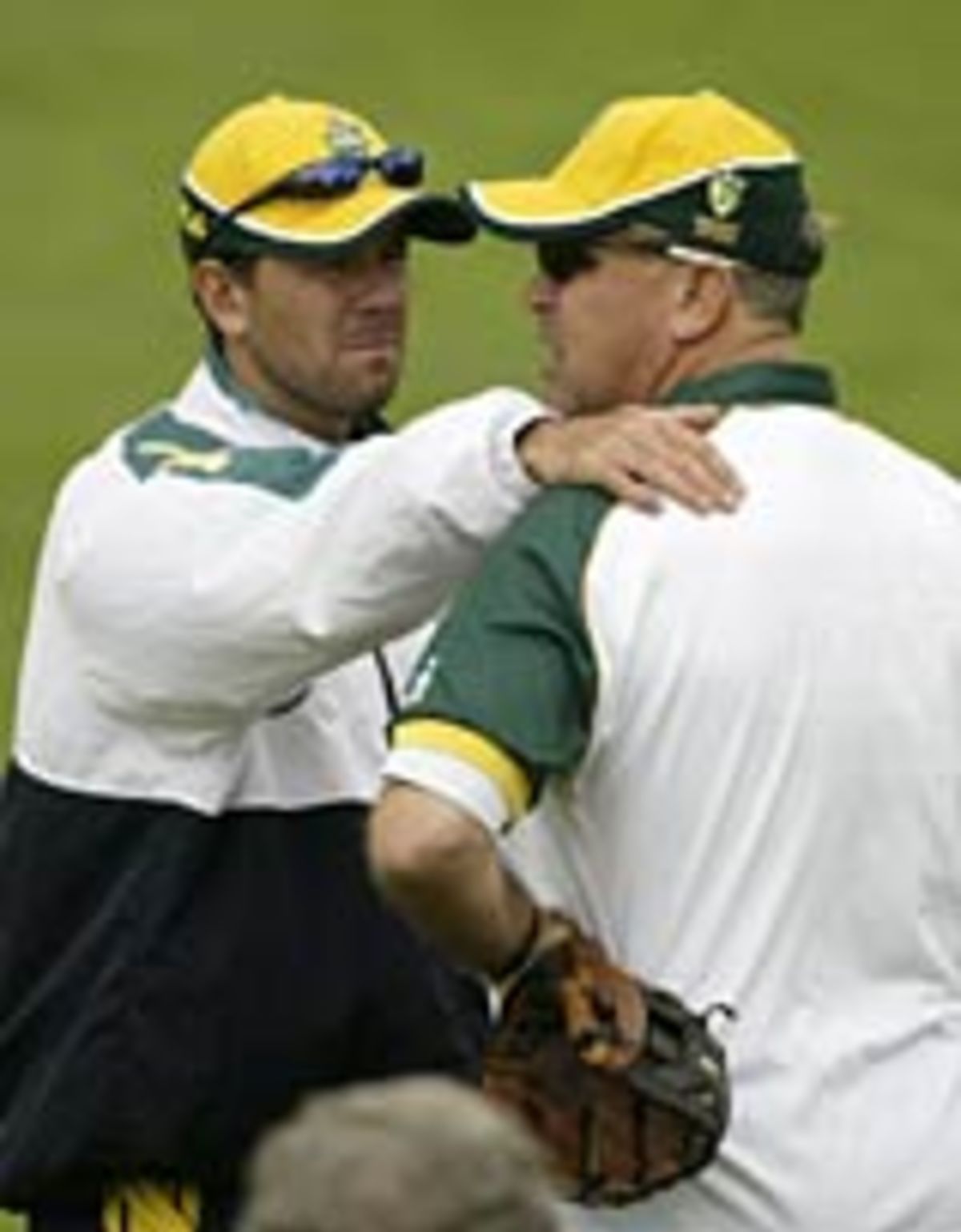 Michael Bevan has a bat before the VB Series opener | ESPNcricinfo.com