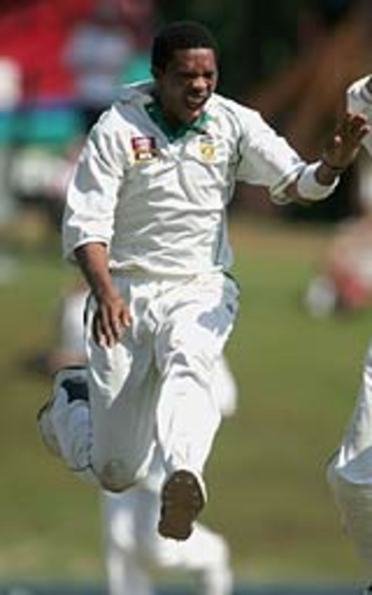 Makhaya Ntini jumps for joy | ESPNcricinfo.com